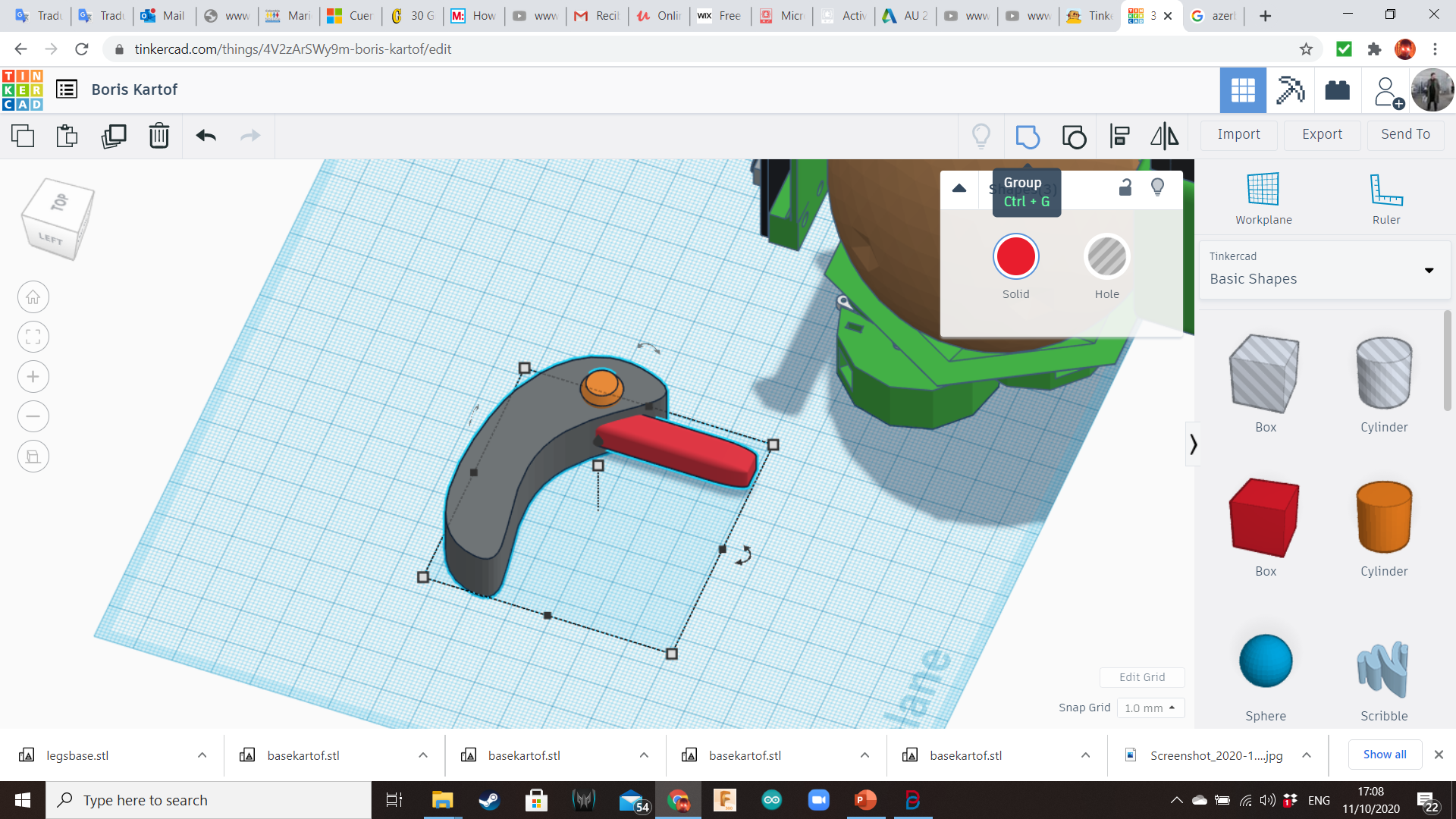 Tinkercad + Micro:bit Robotics for School: "I Love Kartof" Robot! : 17 ...