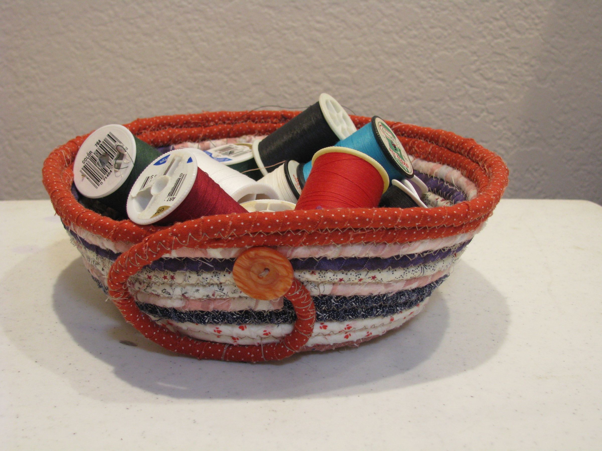 Denim Wrapped Rope Bowl : 7 Steps (with Pictures) - Instructables