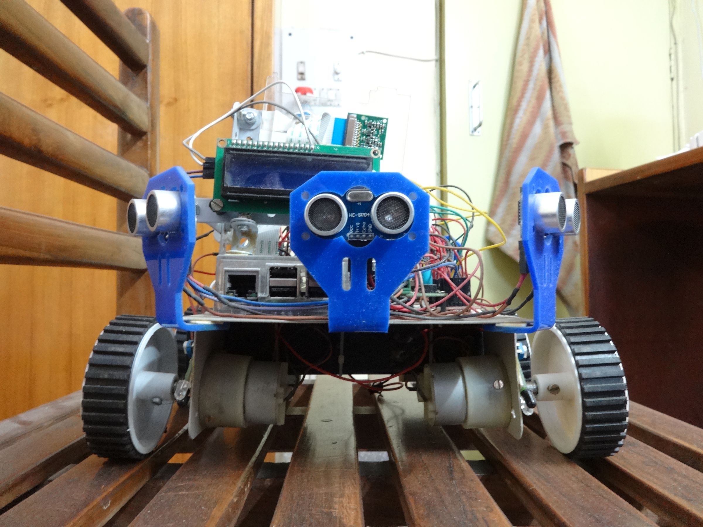 Add 6 Ultrasonic Distance Sensors to Existing Raspberry Pi Robot : 4 ...