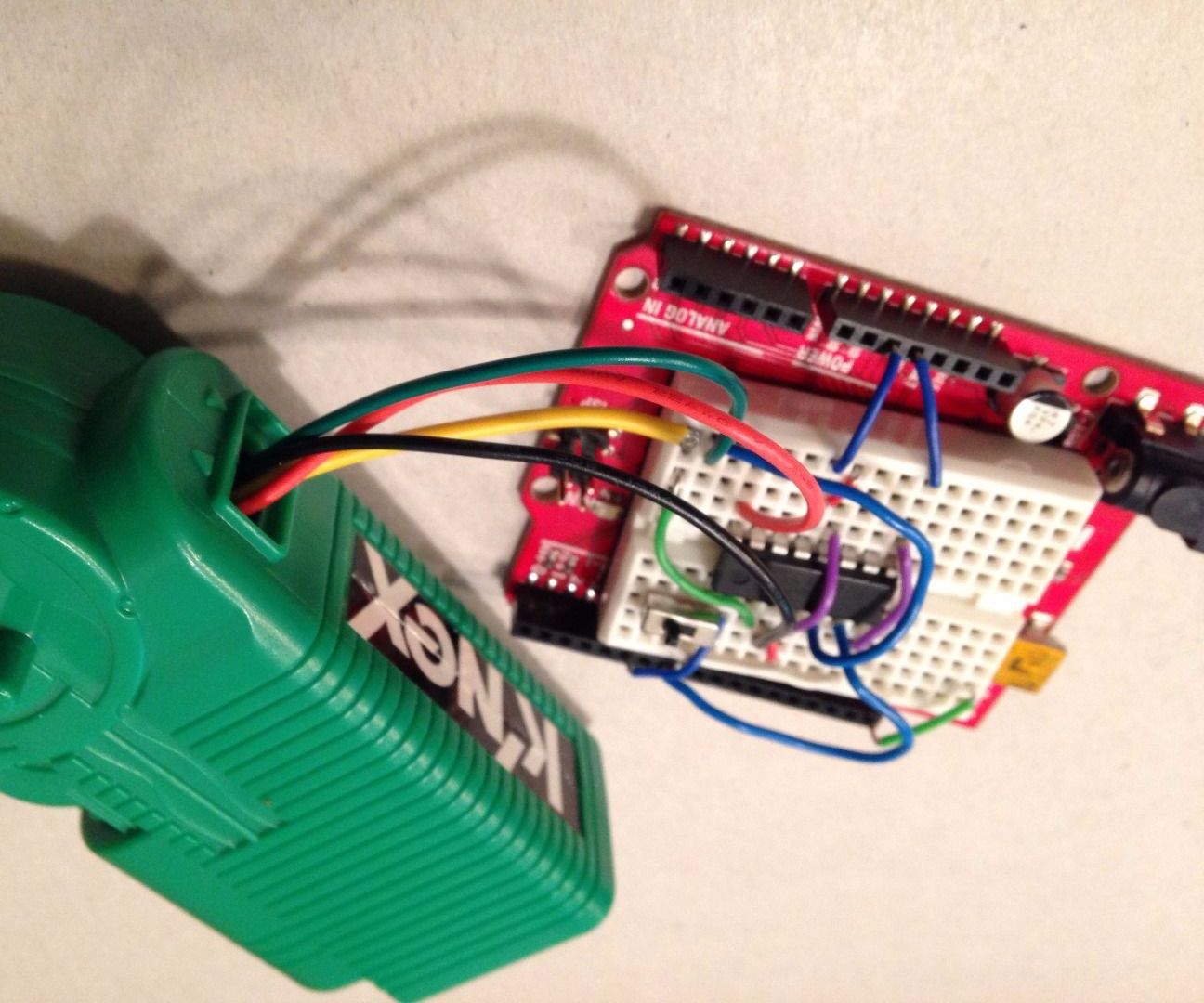 Arduino + K'nex Motors : 9 Steps (with Pictures) - Instructables