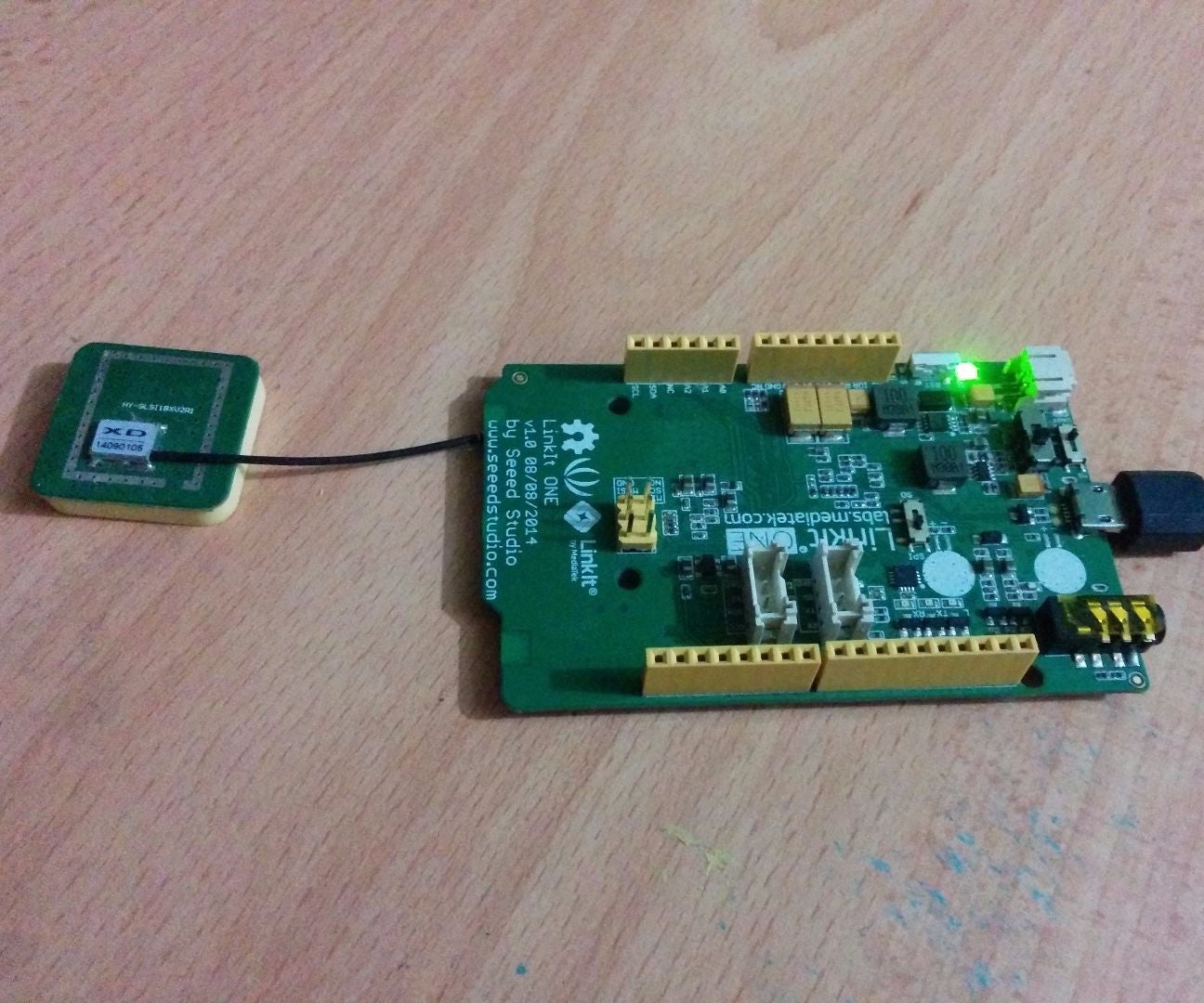 Linkit One Getting Started With Gps 5 Steps Instructables 7975