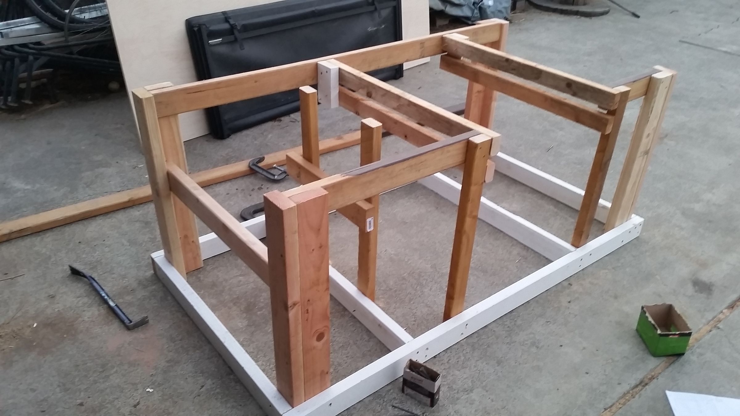 Mobile Workbench With Built-in Table & Miter Saws : 8 Steps (with ...