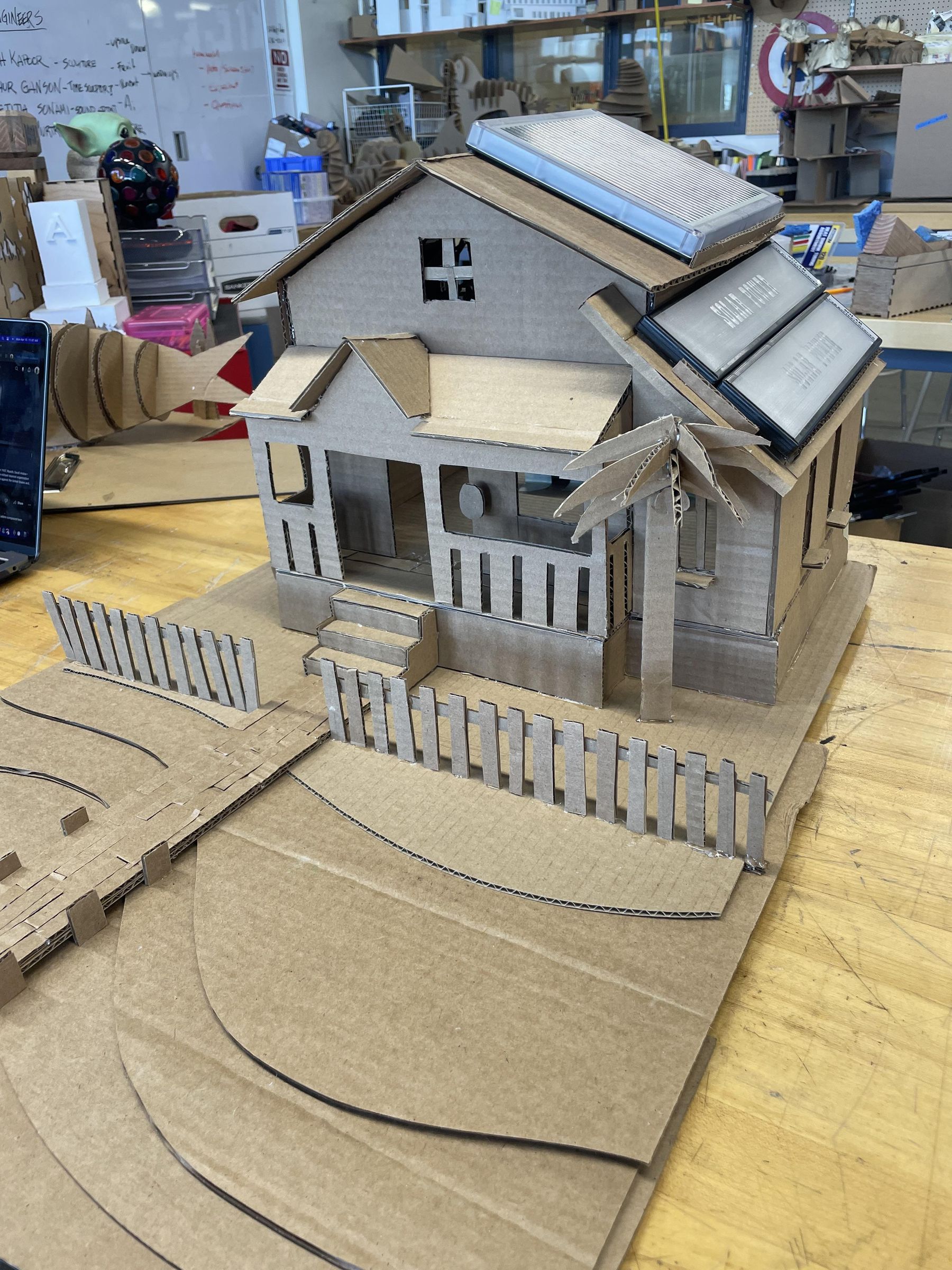 How to Build a Solar-Powered Cardboard House W/ Loads : 10 Steps ...