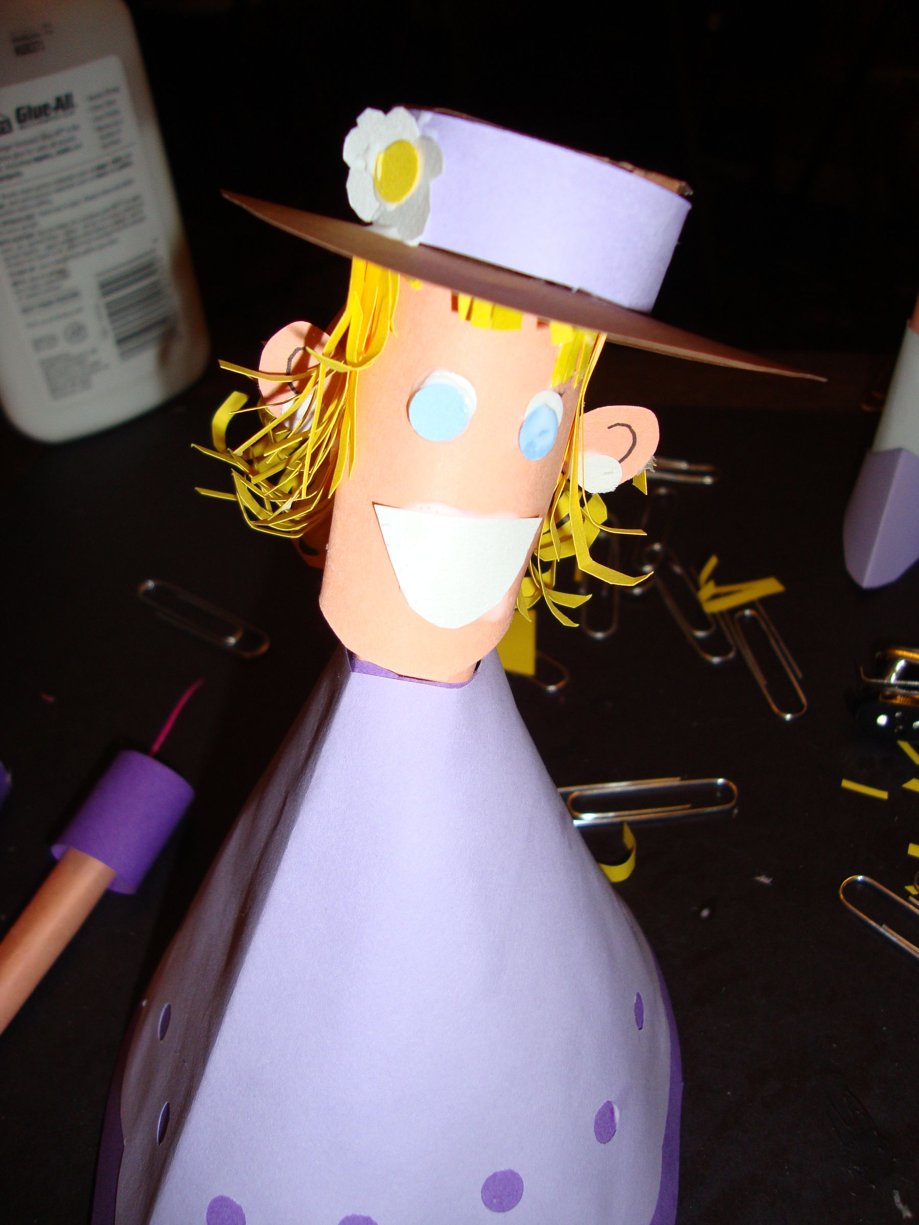 Goldie Locks (Little Girl) Paper Craft (Easy) : 14 Steps (with Pictures ...