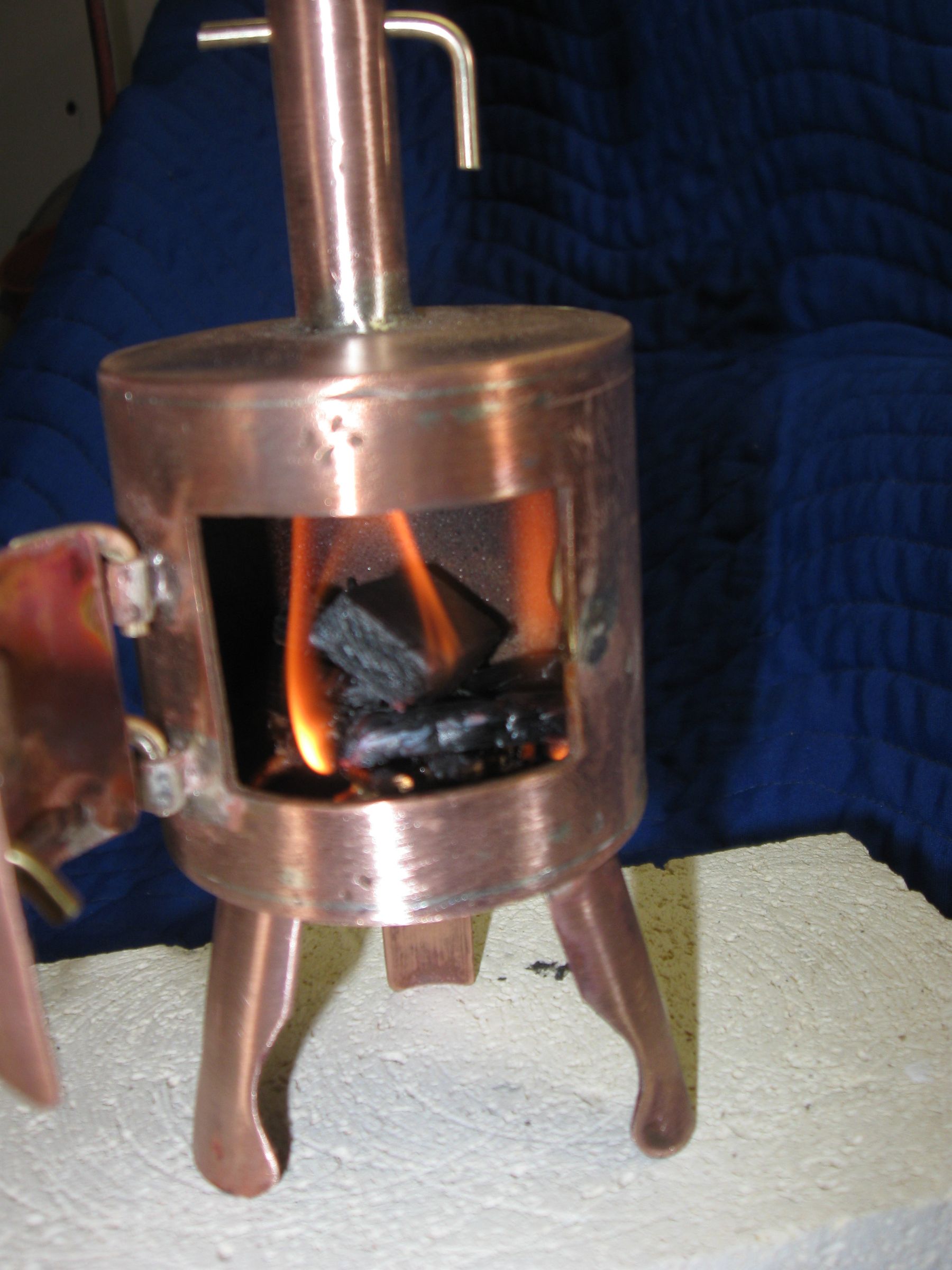 Homemade Mini Wood Stove