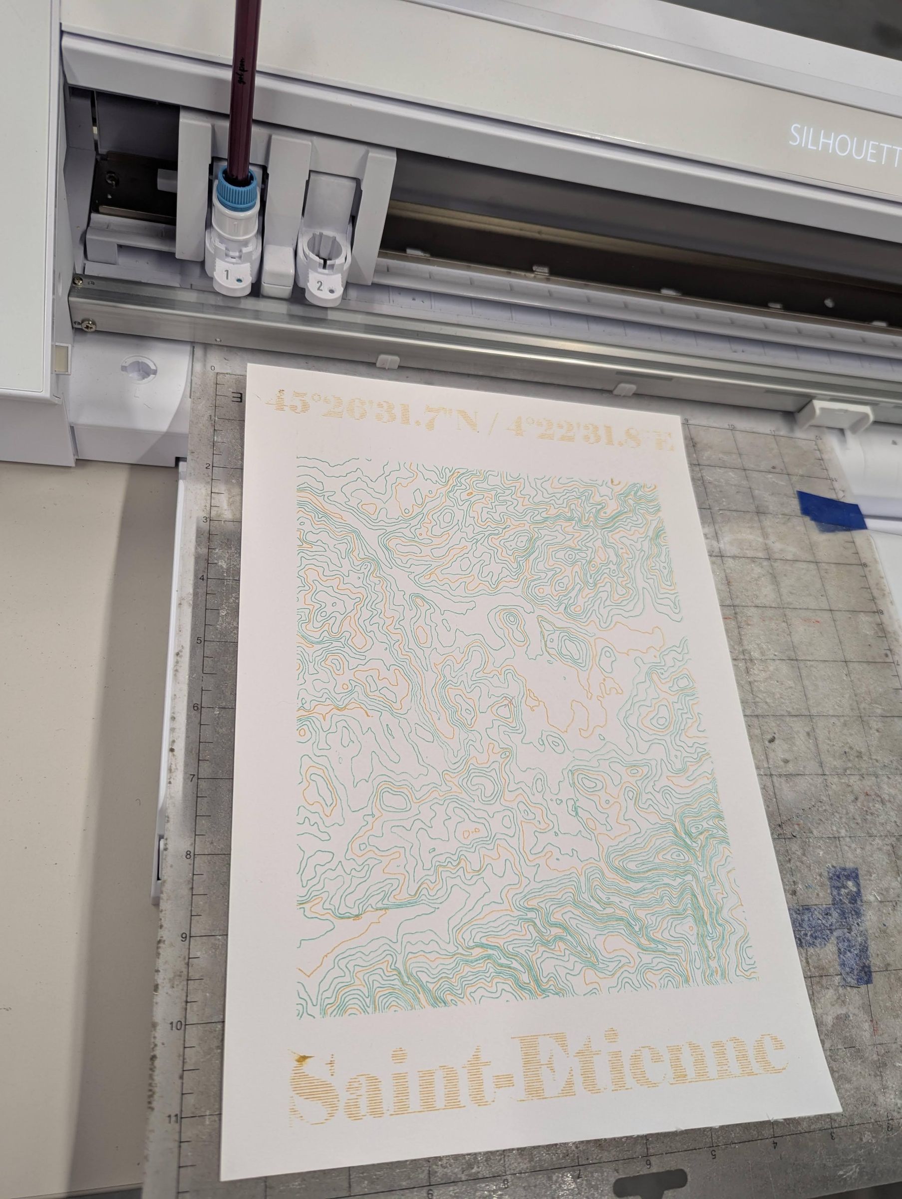 Custom Topographic Poster With Pen Plotting : 4 Steps (with Pictures ...