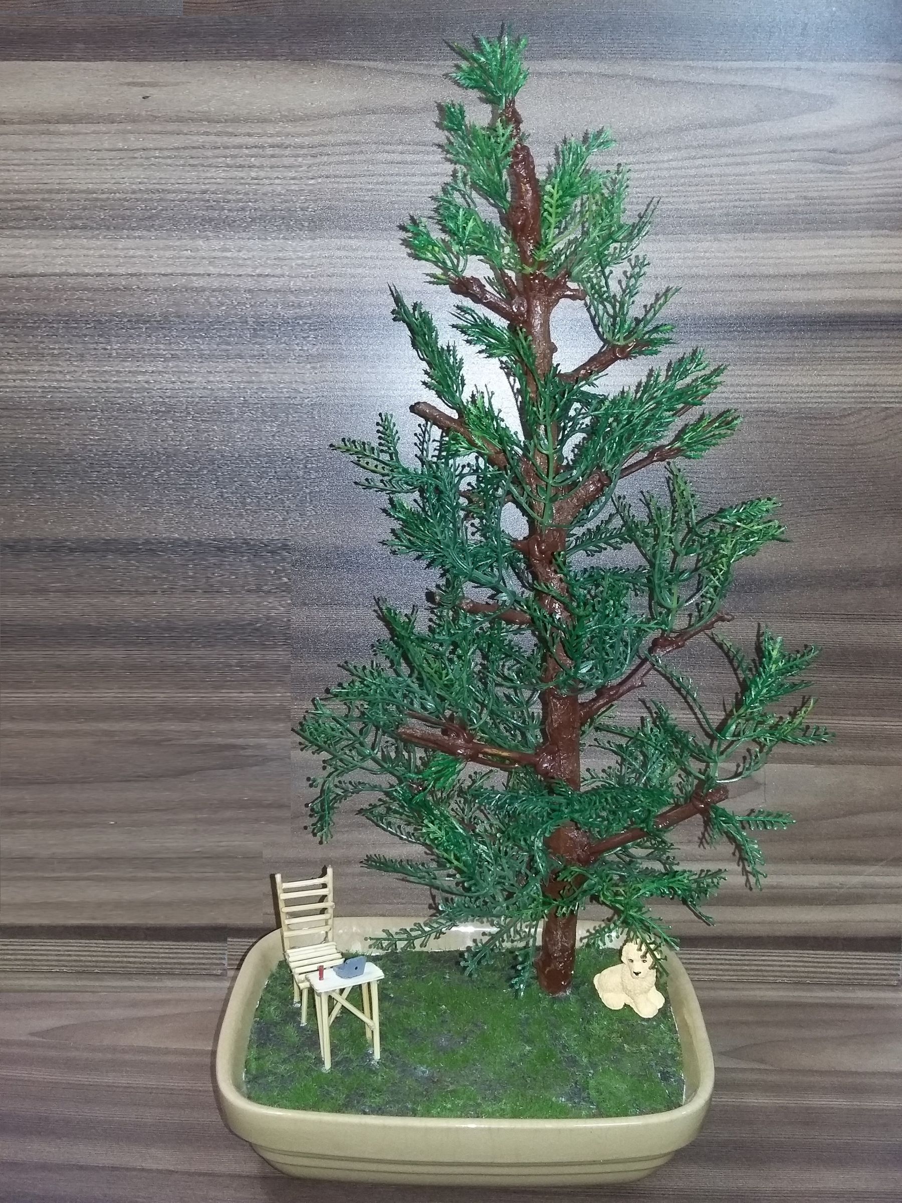 How to Make|DIY PineTree | Landscape Tree Diorama|5 Minutes Craft ...