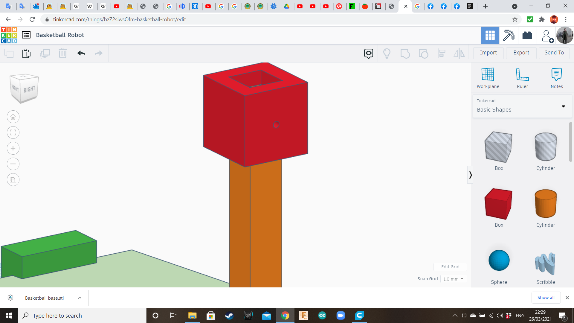 Tinkercad Robotics for School: Basketball Machine! : 16 Steps (with ...