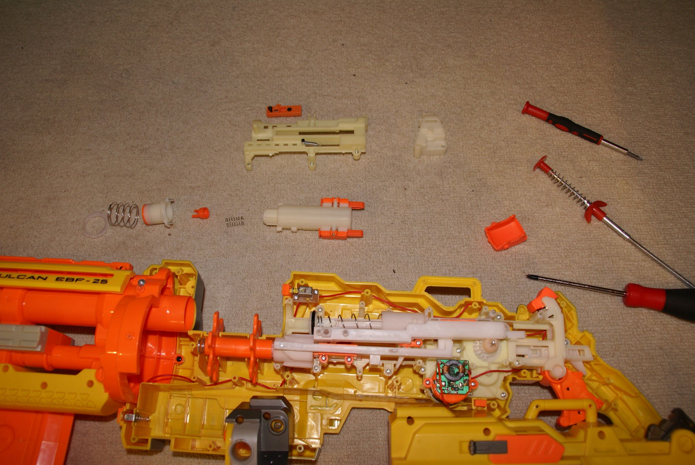 Nerf Vulcan Modification Project : 8 Steps (with Pictures) - Instructables