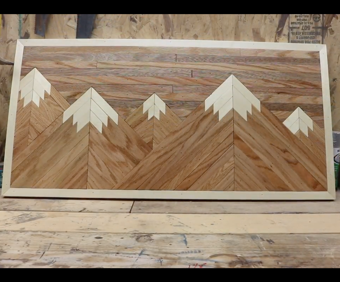 Wood Mountain Wall Decor : 7 Steps (with Pictures) - Instructables