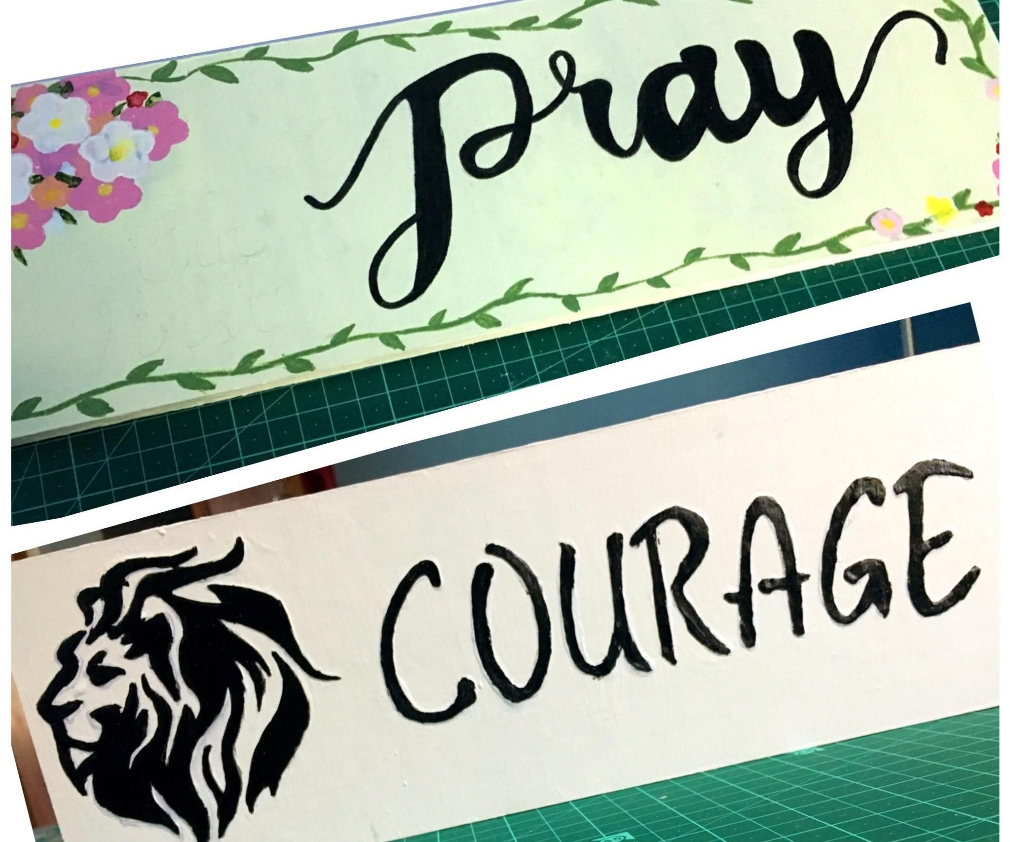 Low Budget Wood Signs for Non-Artists : 6 Steps - Instructables