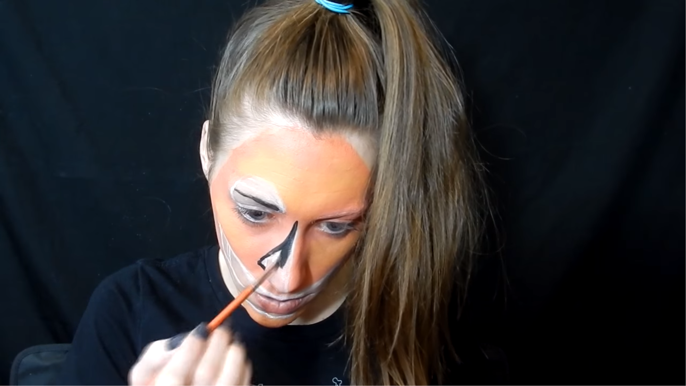 Nightmare Before Christmas Mayor Happy Side Face Paint : 13 Steps (with ...