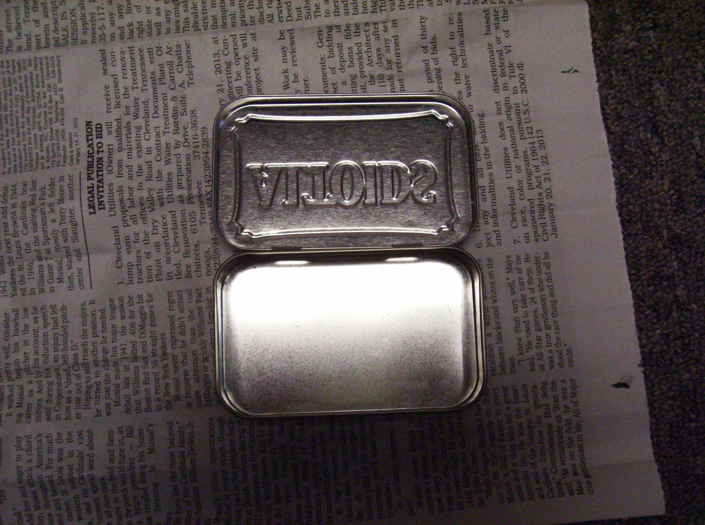 Altoids Mini Stove : 6 Steps - Instructables