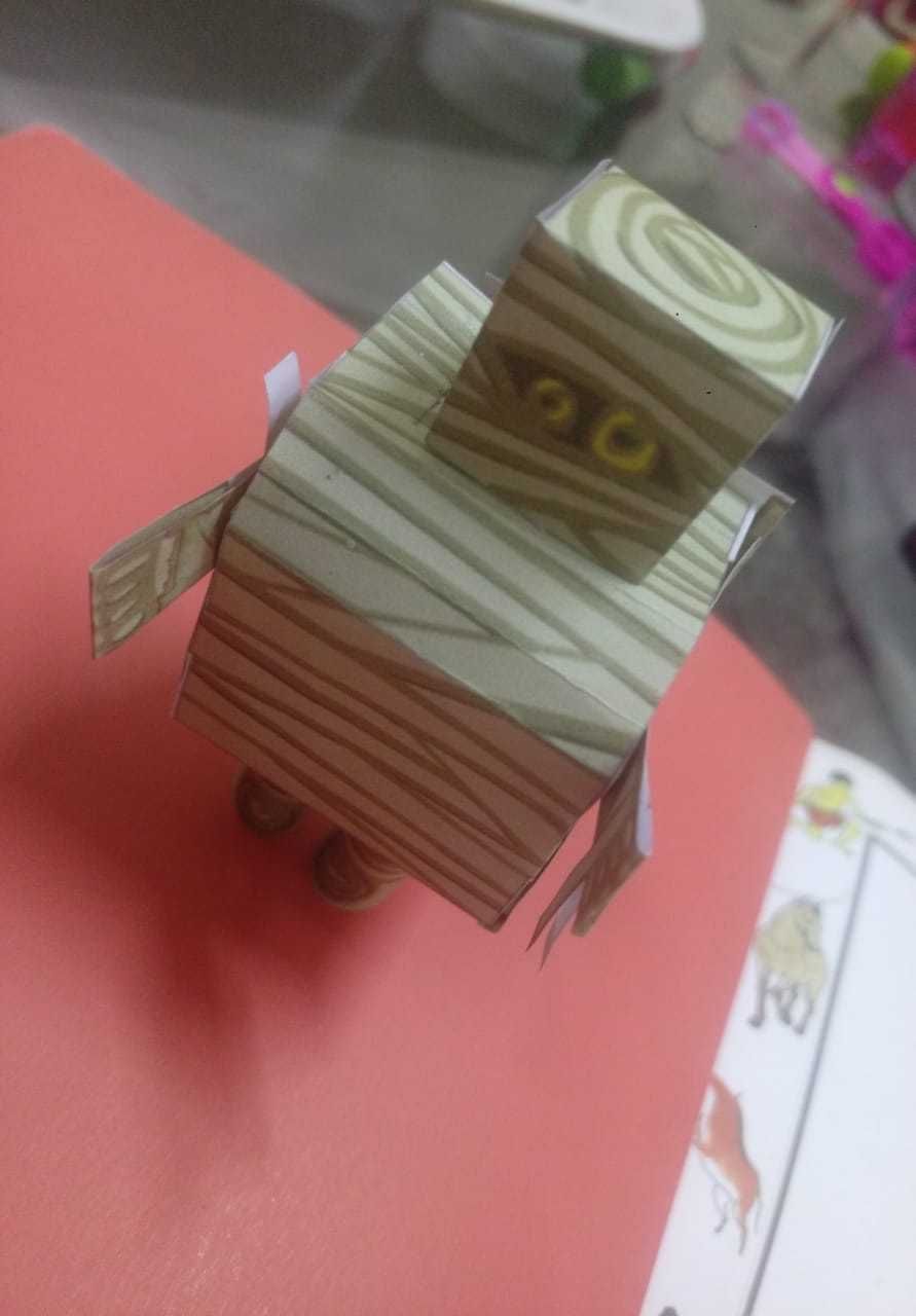 Free Halloween Mummybot Papercraft : 11 Steps (with Pictures ...