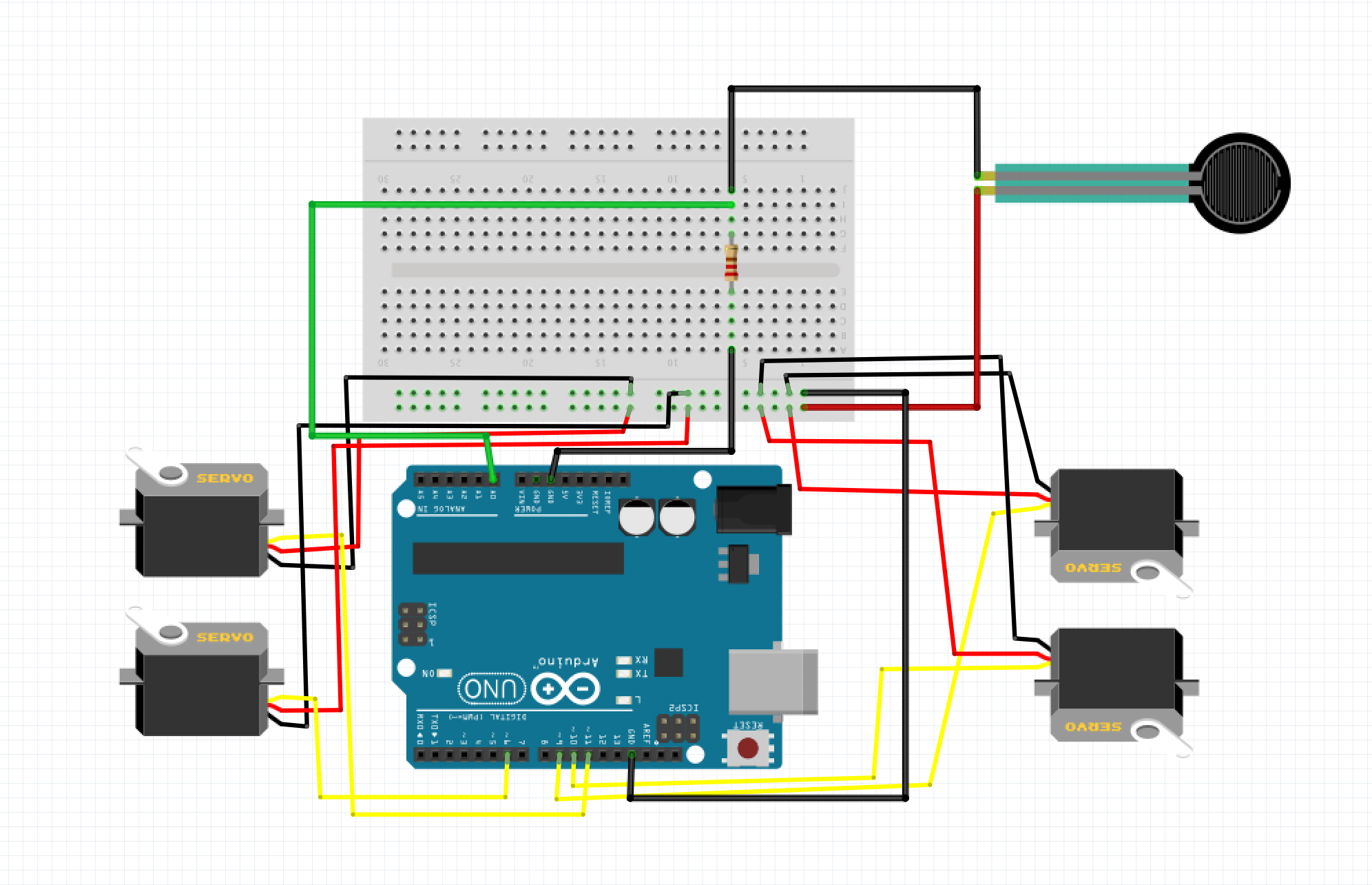 Pressure Sensor & Servo Prototype : 3 Steps - Instructables