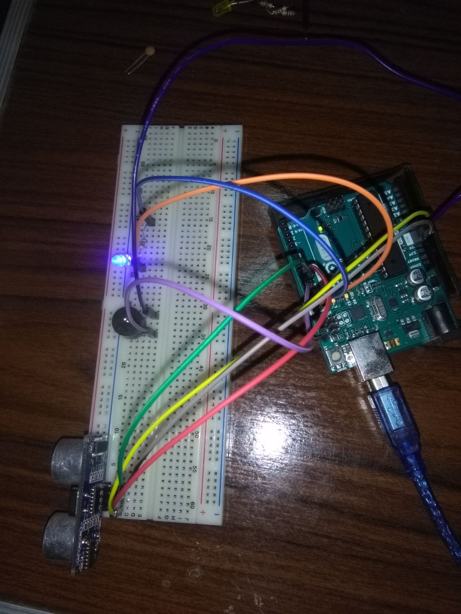 Arduino - Ultrasonic Sensor HC-SR04 With Buzzer : 3 Steps (with ...
