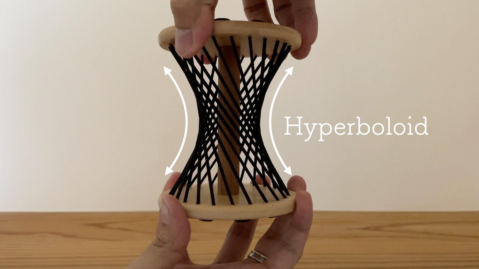 Hyperboloid Made of Coaster and Elastic Cord : 7 Steps (with Pictures ...