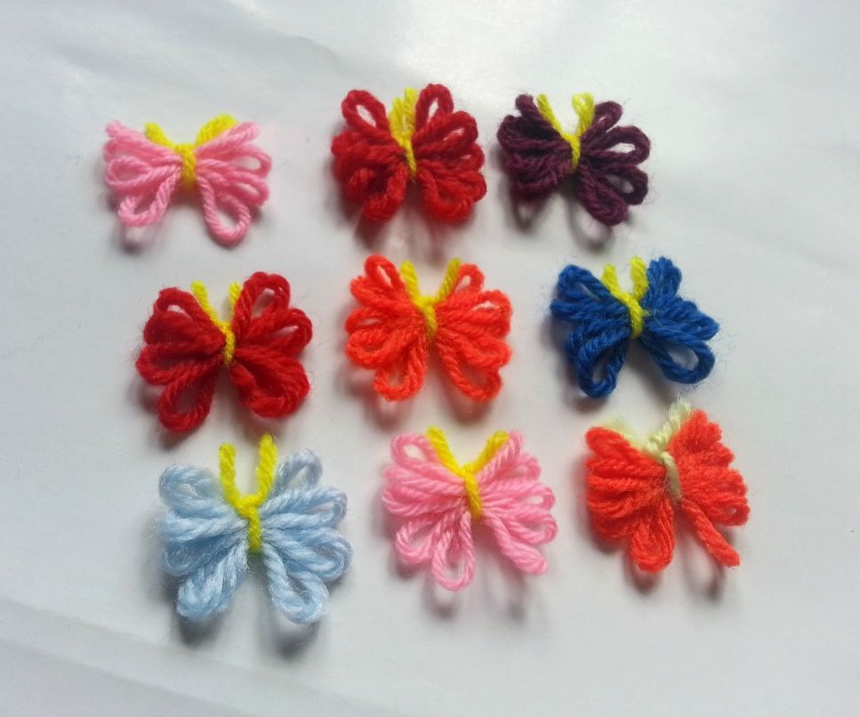 DIY Cute Yarn Butterflies : 5 Steps (with Pictures) - Instructables