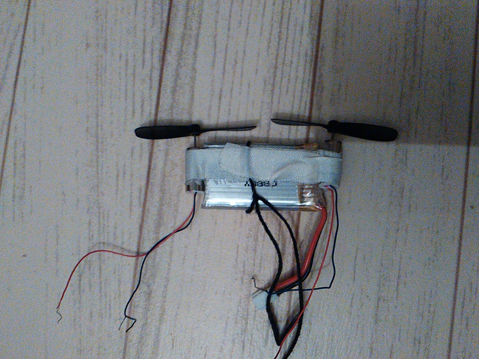 I Made the Flying Battery - Simplest Bi-rotor Plane - Instructables