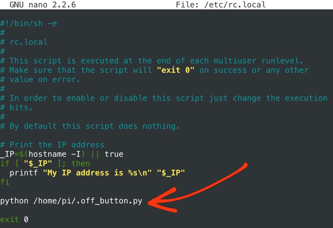 Simple Raspberry Pi Shutdown Button : 6 Steps (with Pictures ...