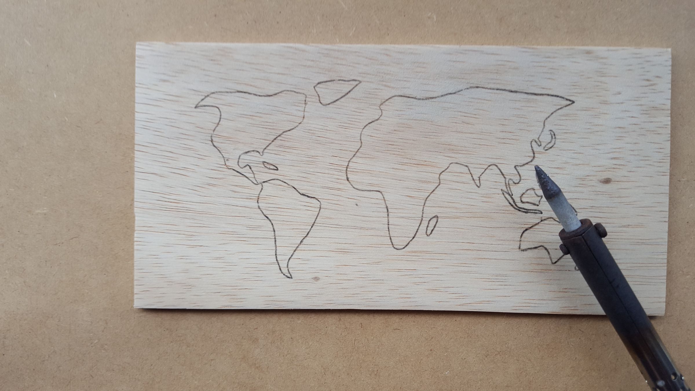 Wood Burning Map : 6 Steps - Instructables