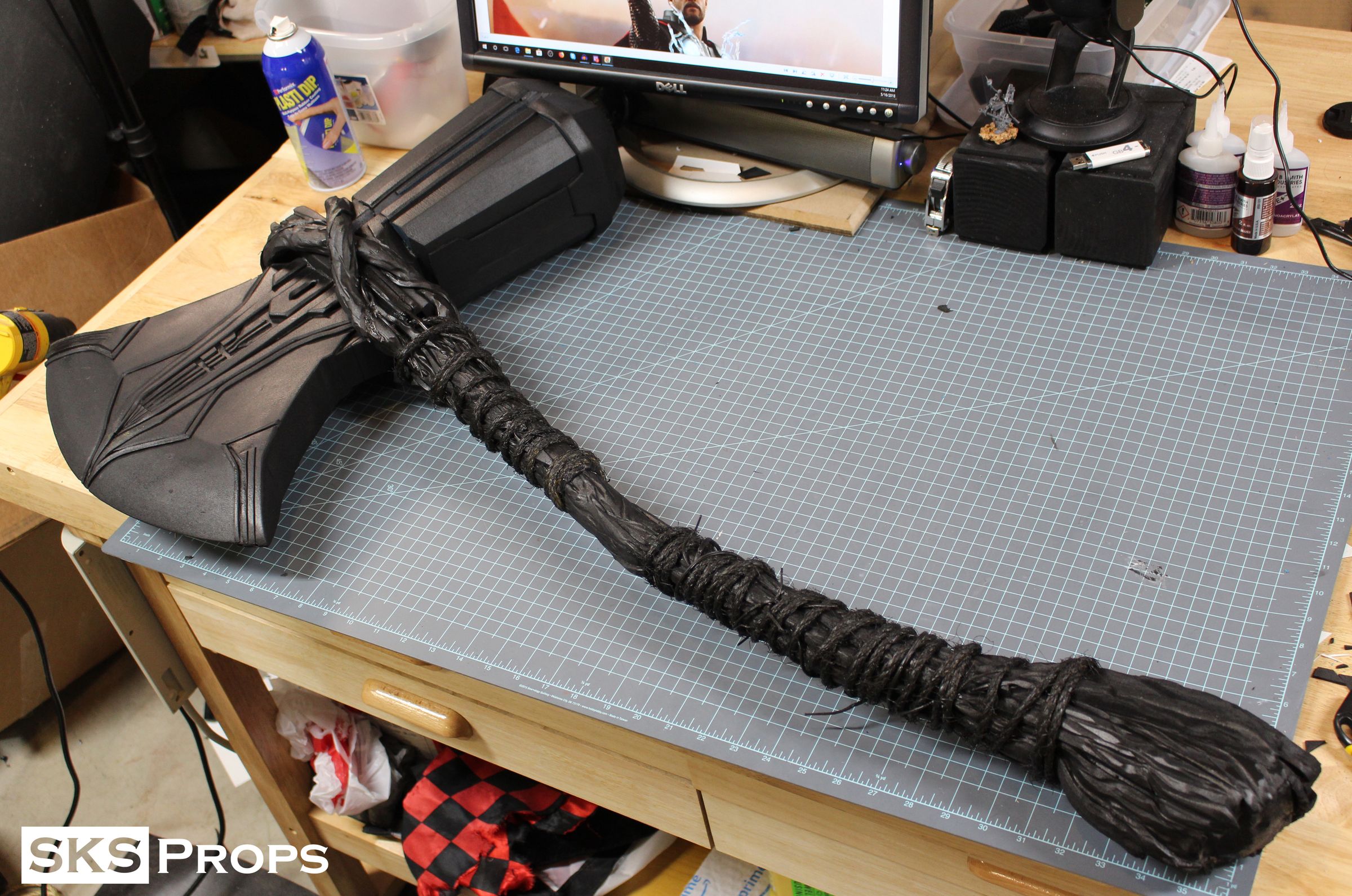 Thor's Stormbreaker Foam Cosplay Weapon - SKS Props : 11 Steps (with ...