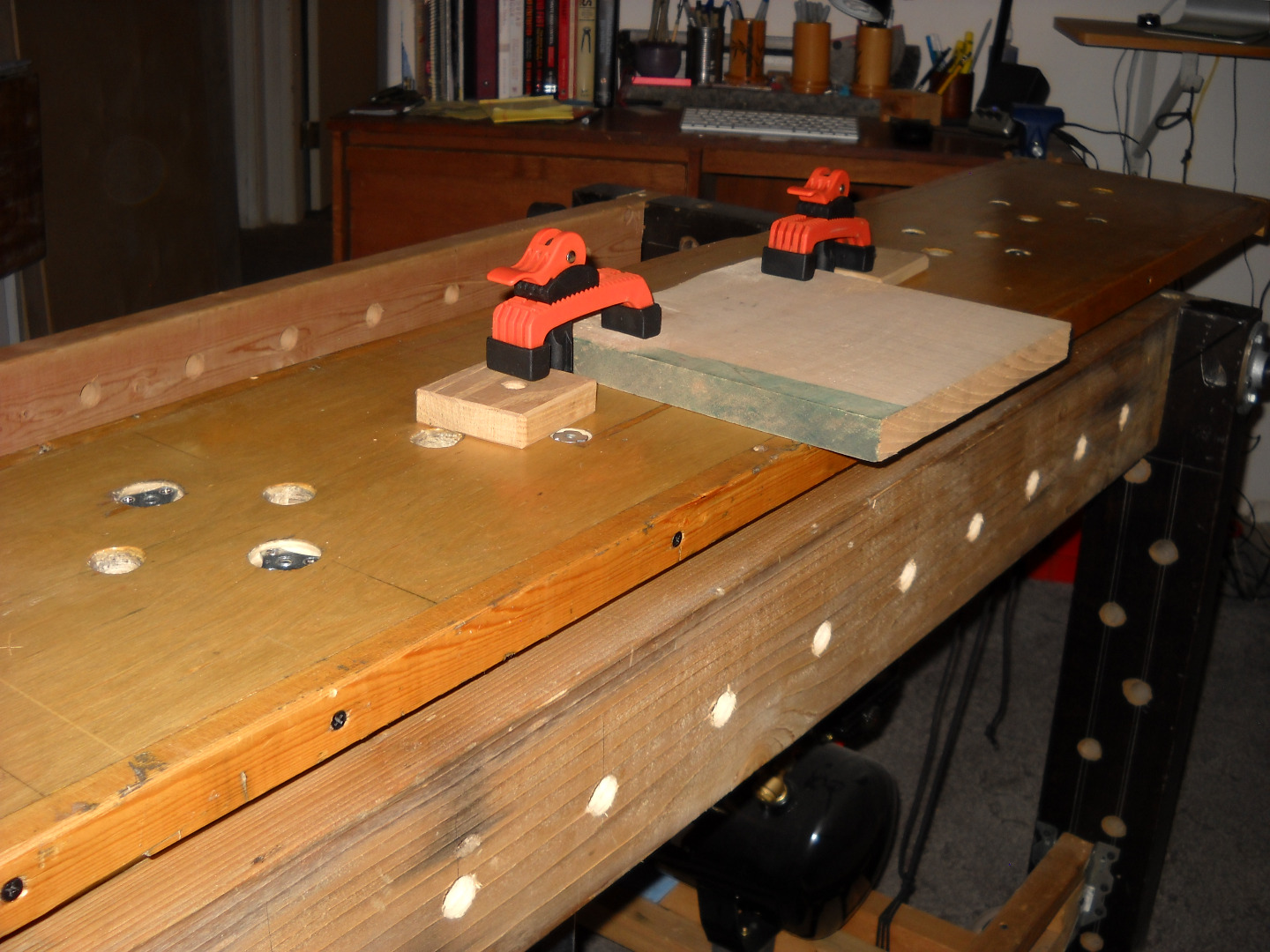 Work-frame From a Kitchen Table Frame - the Workbench Built Around What ...