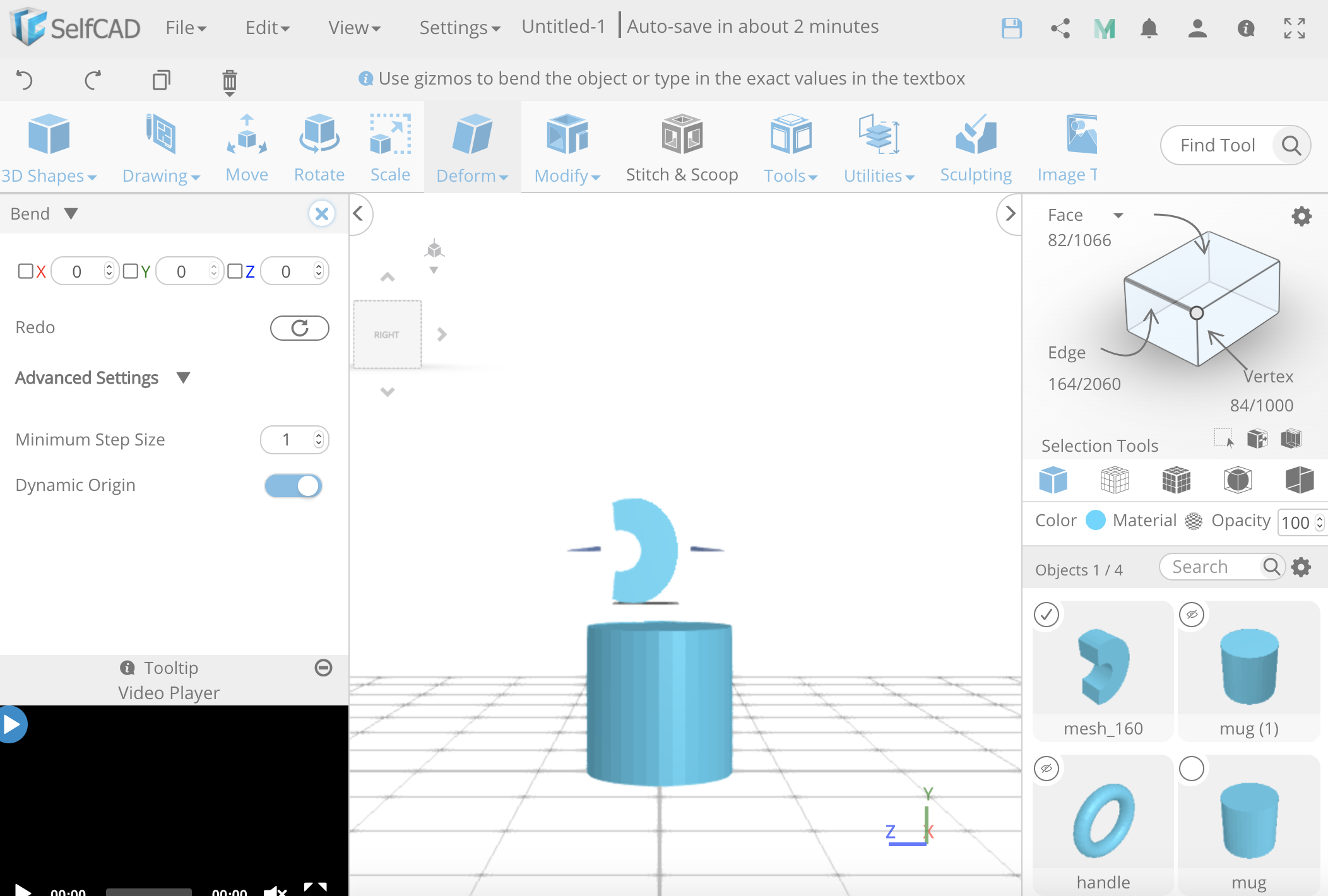 Make a Mug in SelfCAD : 5 Steps - Instructables