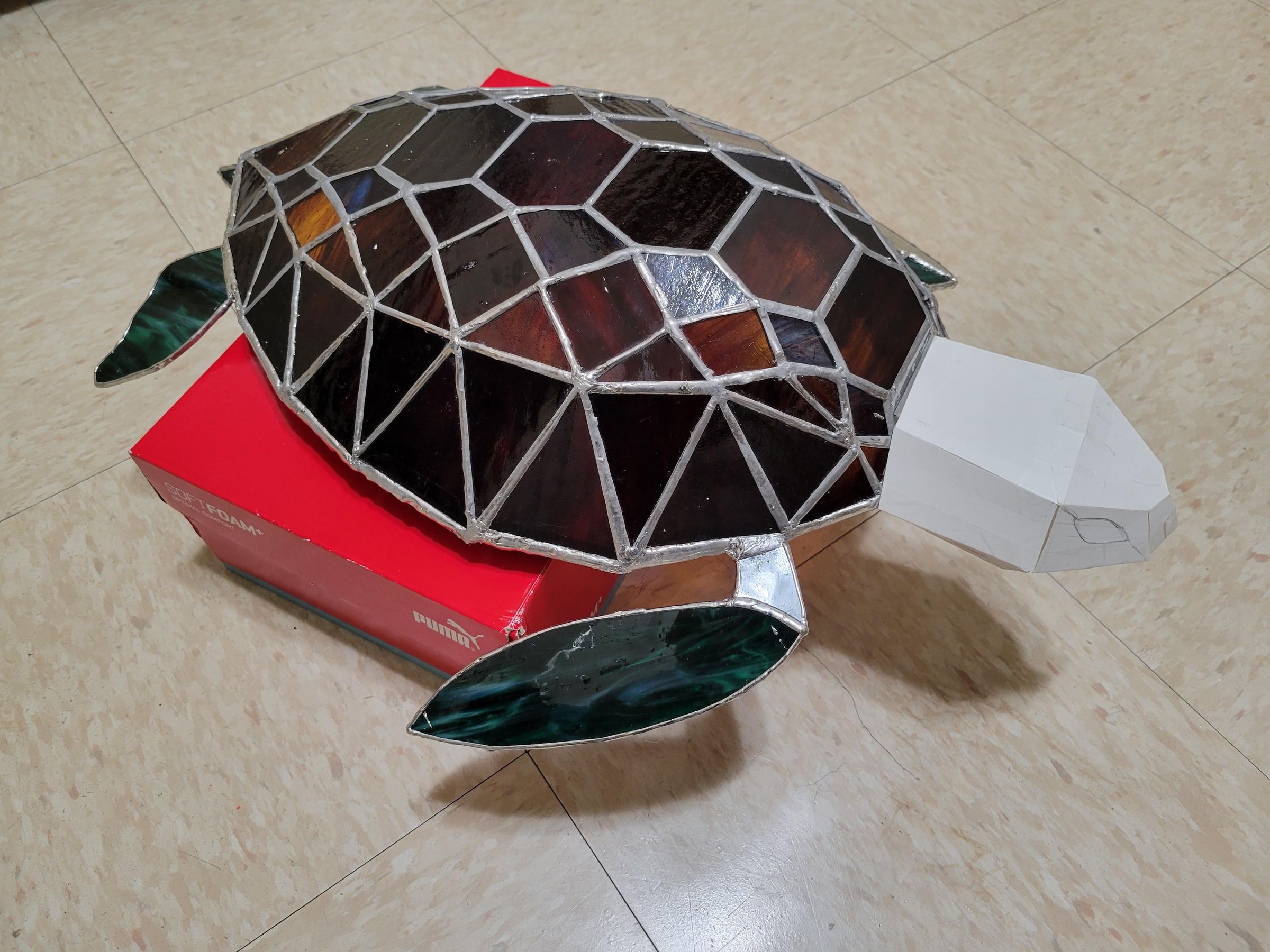 Stained Glass Sea Turtle Lamp : 27 Steps (with Pictures) - Instructables