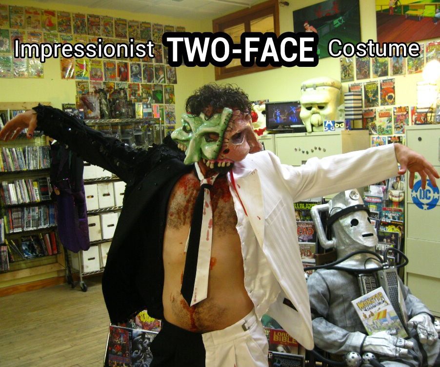 Impressionist TWO-FACE Costume! : 6 Steps (with Pictures) - Instructables