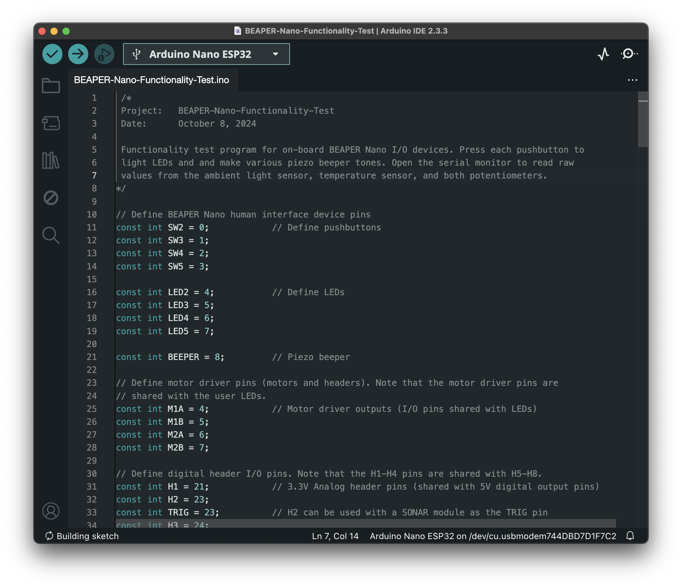 BEAPER Nano: the Beginner Electronics and Programming Educational Robot ...