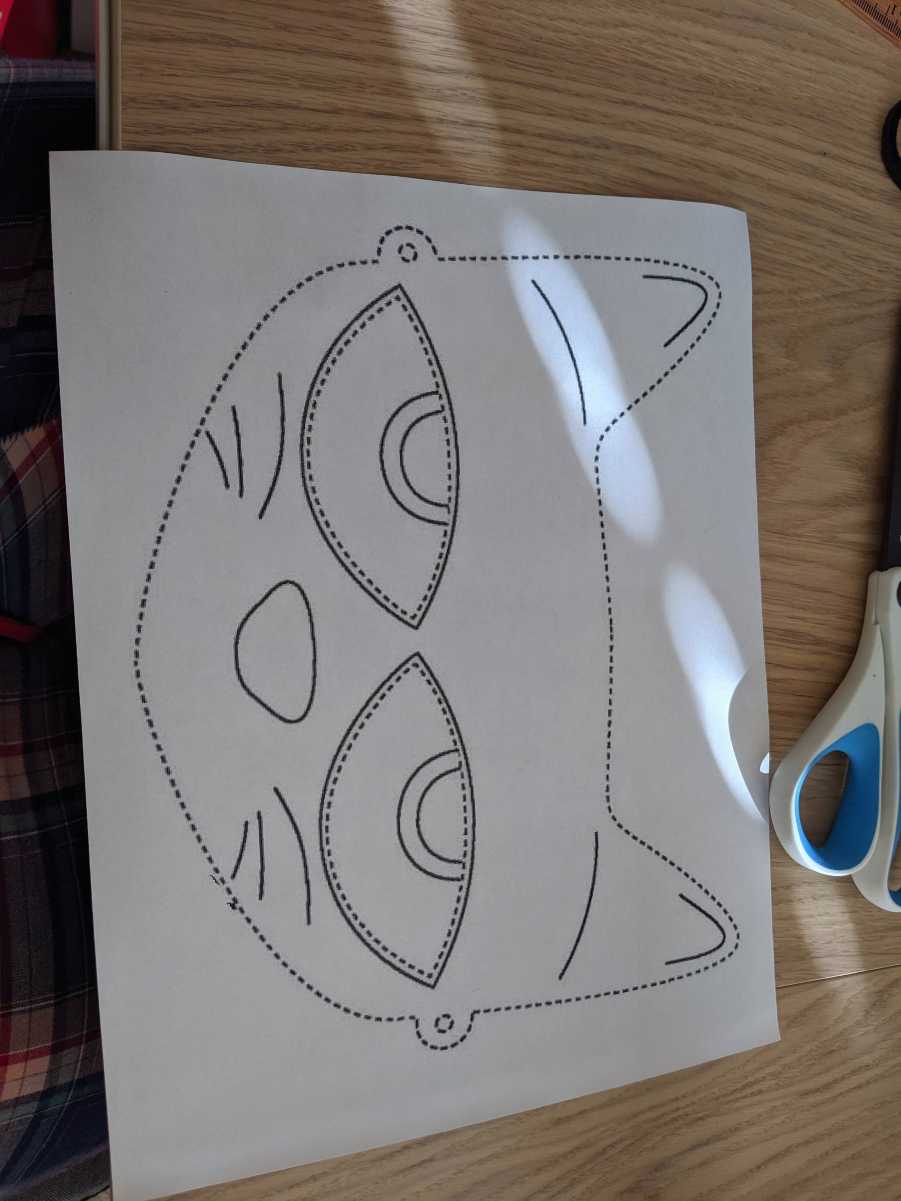 Pete The Cat Face Template