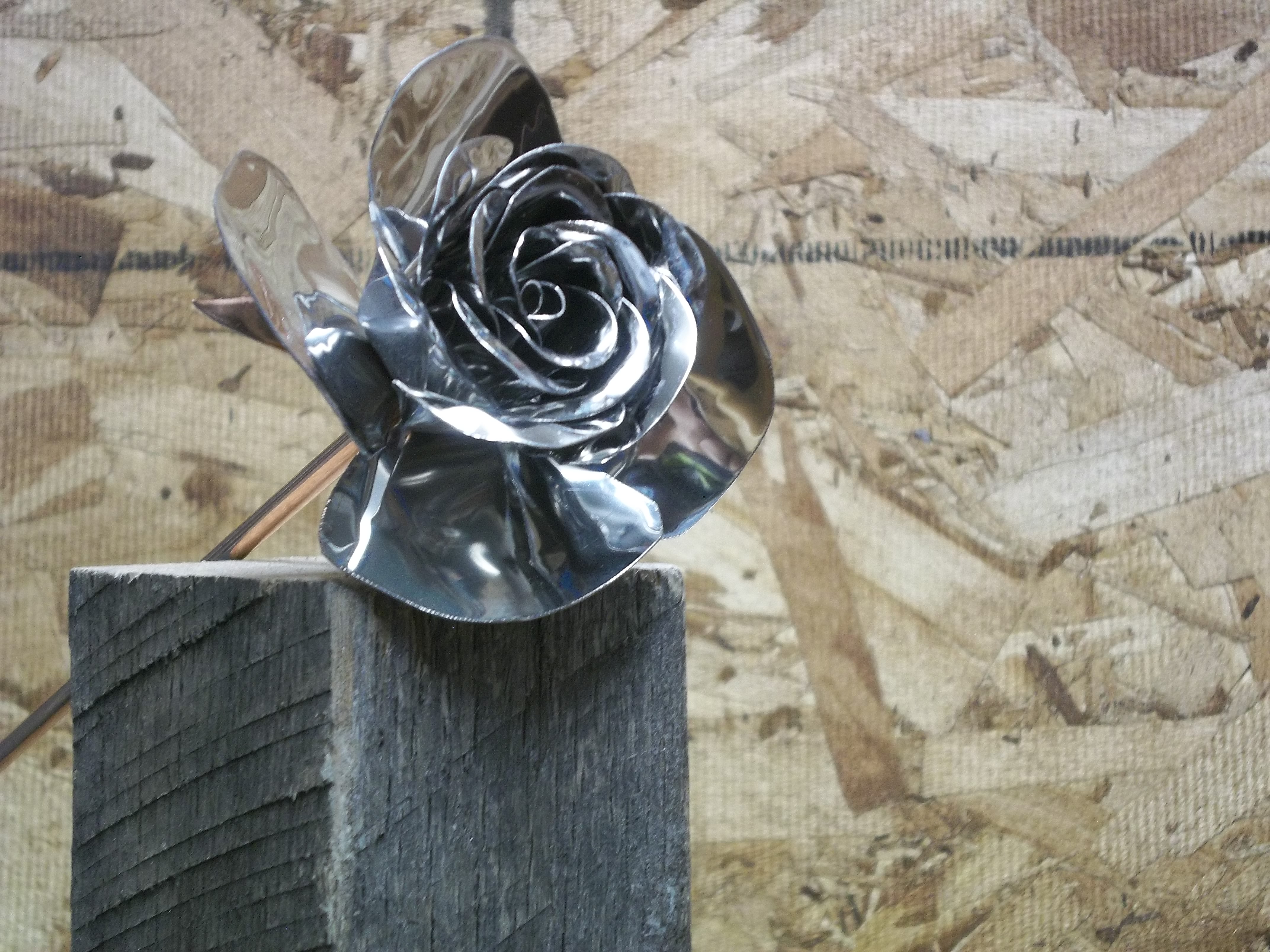 Metal Rose : 12 Steps (with Pictures) - Instructables