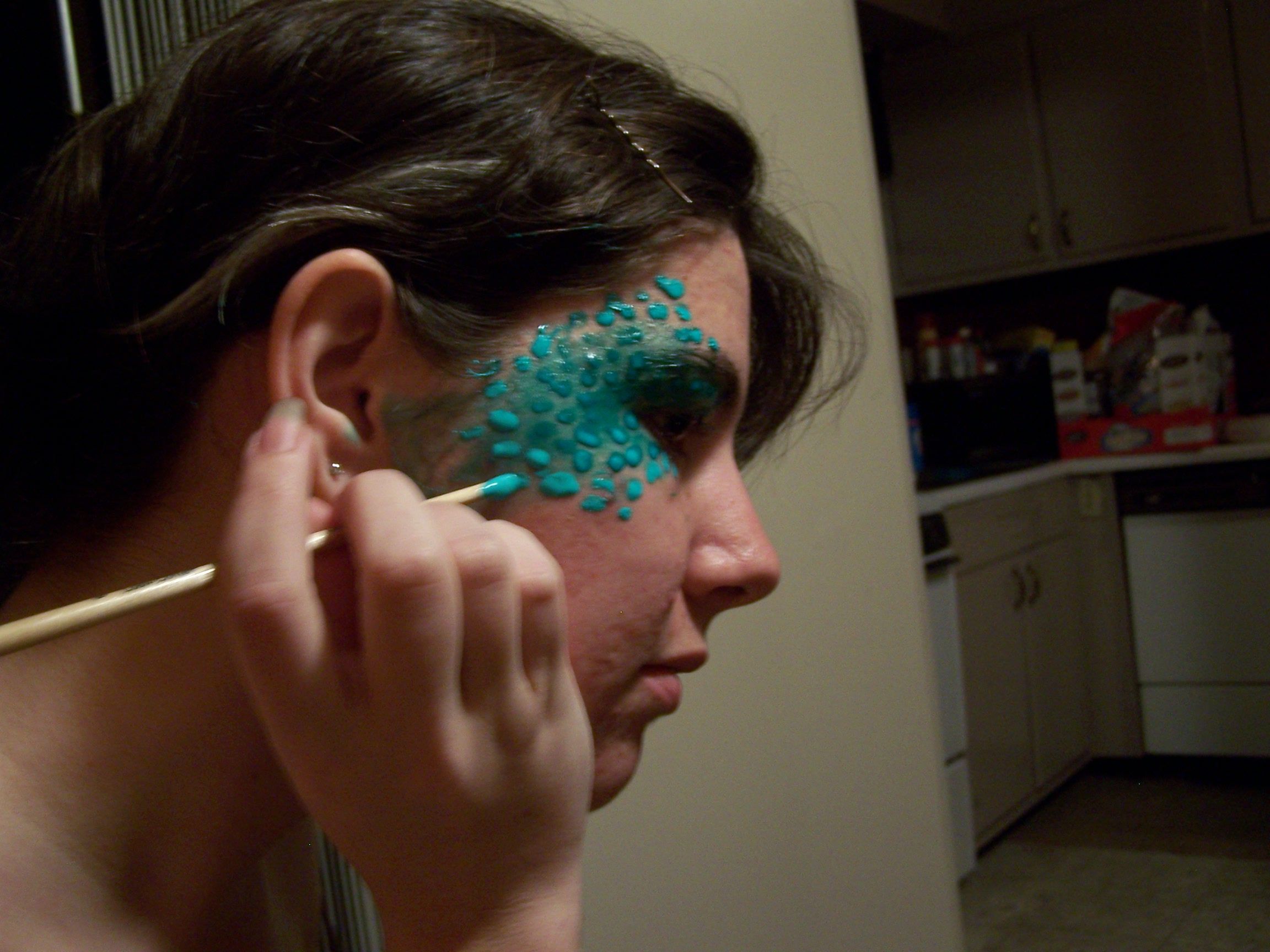 Dragon Scale Face Paint