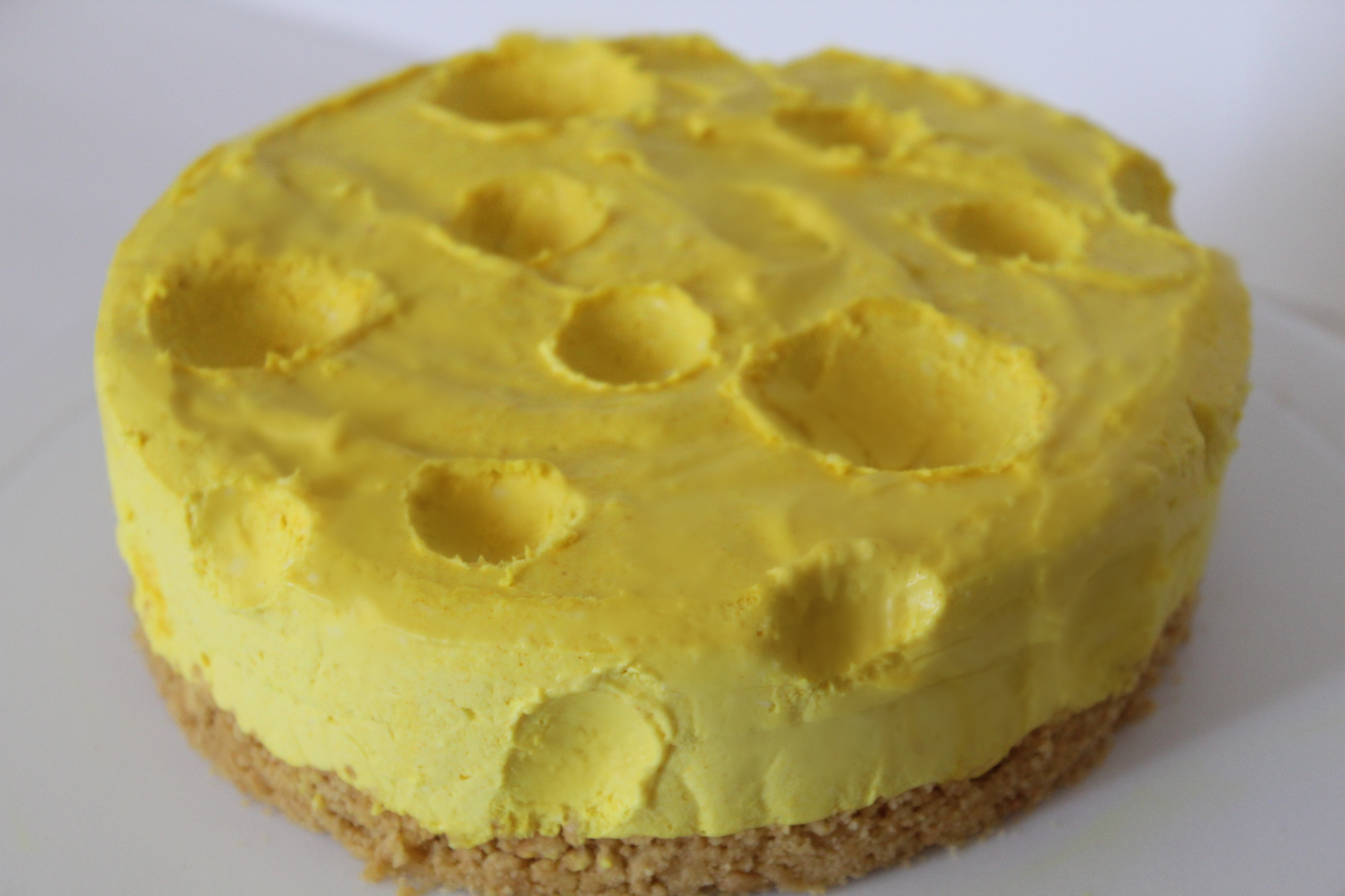 Cartoon CheeseCake That Looks Like Swiss Cheese 🧀 (Super Easy!) : 7 ...