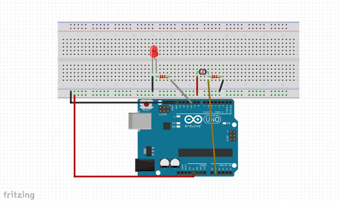 Arduino Tutorial 5: LED AND PHOTORESISTANCE - Instructables