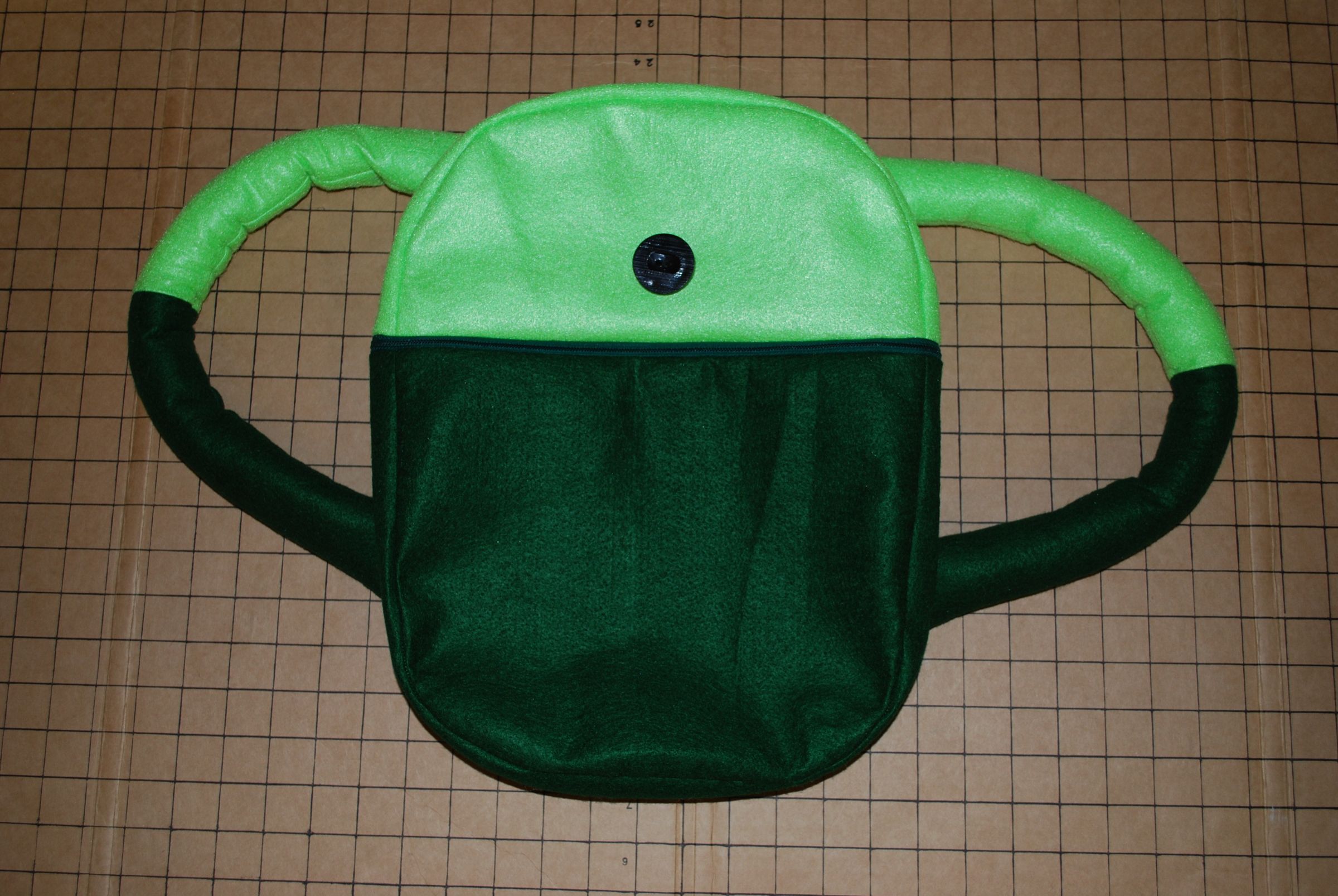 Adventure Time! Finn Costume! Backpack (functional, With Zipper Opening ...