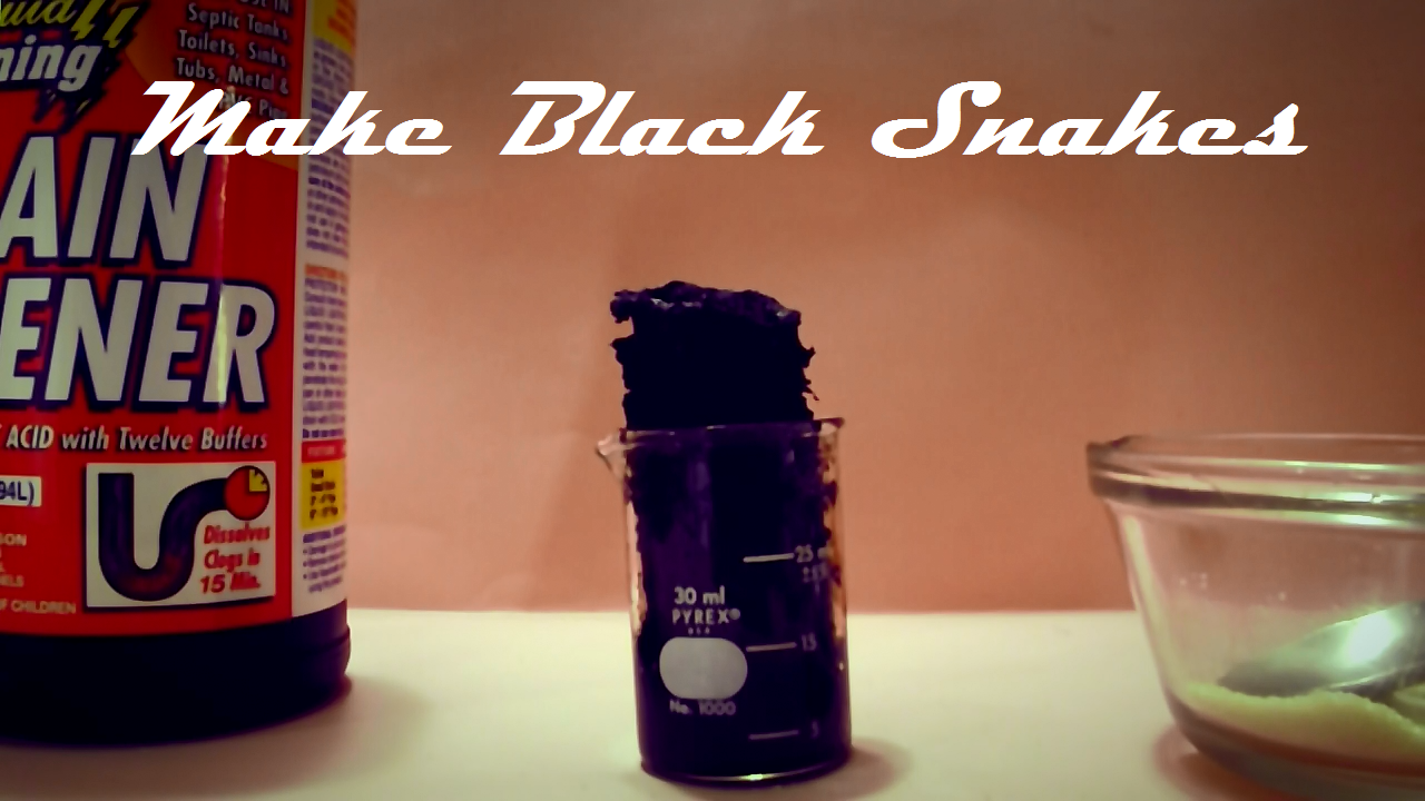 How to Make Black Snake Fireworks With & Without Fire - Instructables