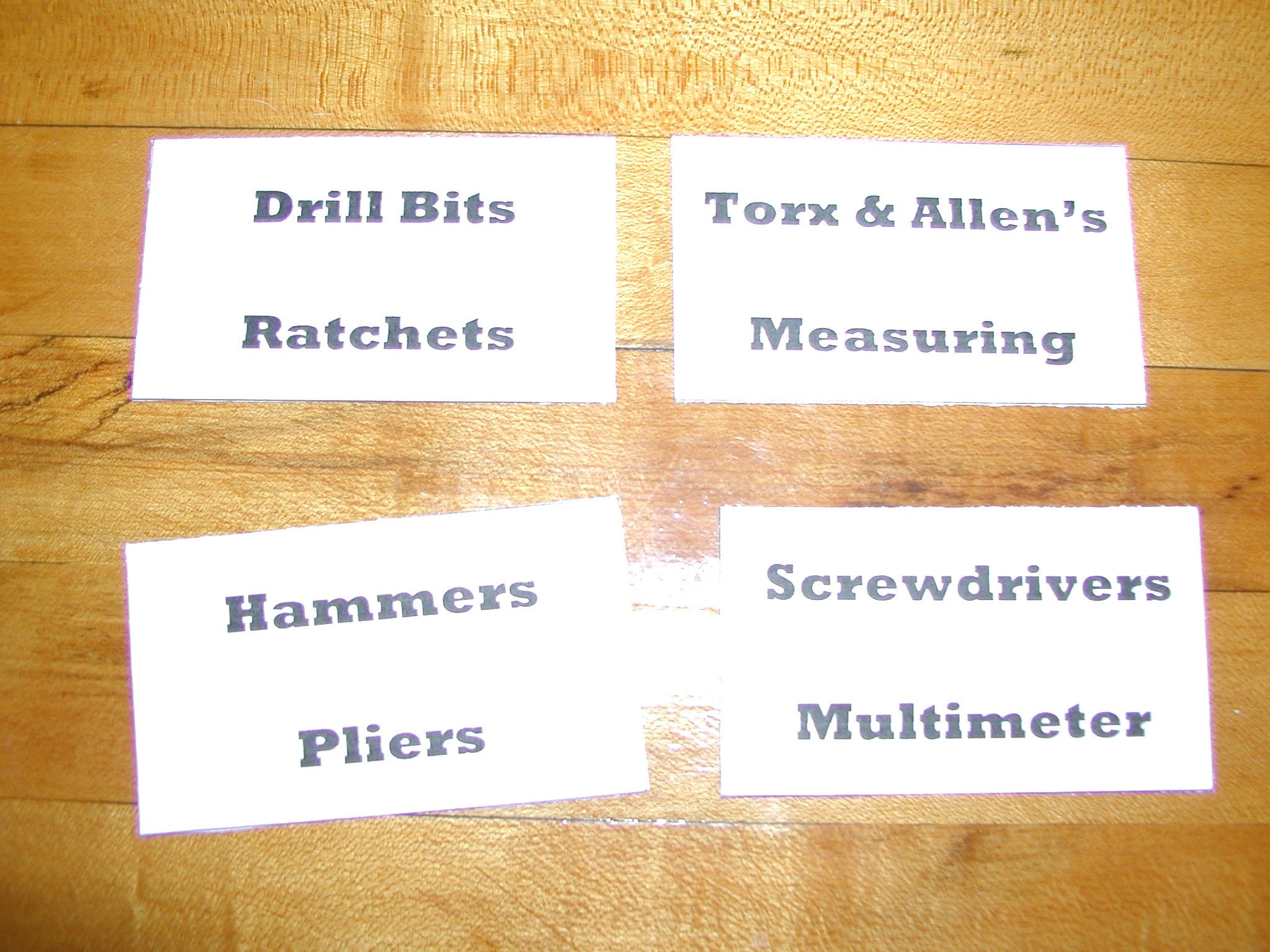 Recycled Tool Box Magnetic Labels : 8 Steps (with Pictures) - Instructables