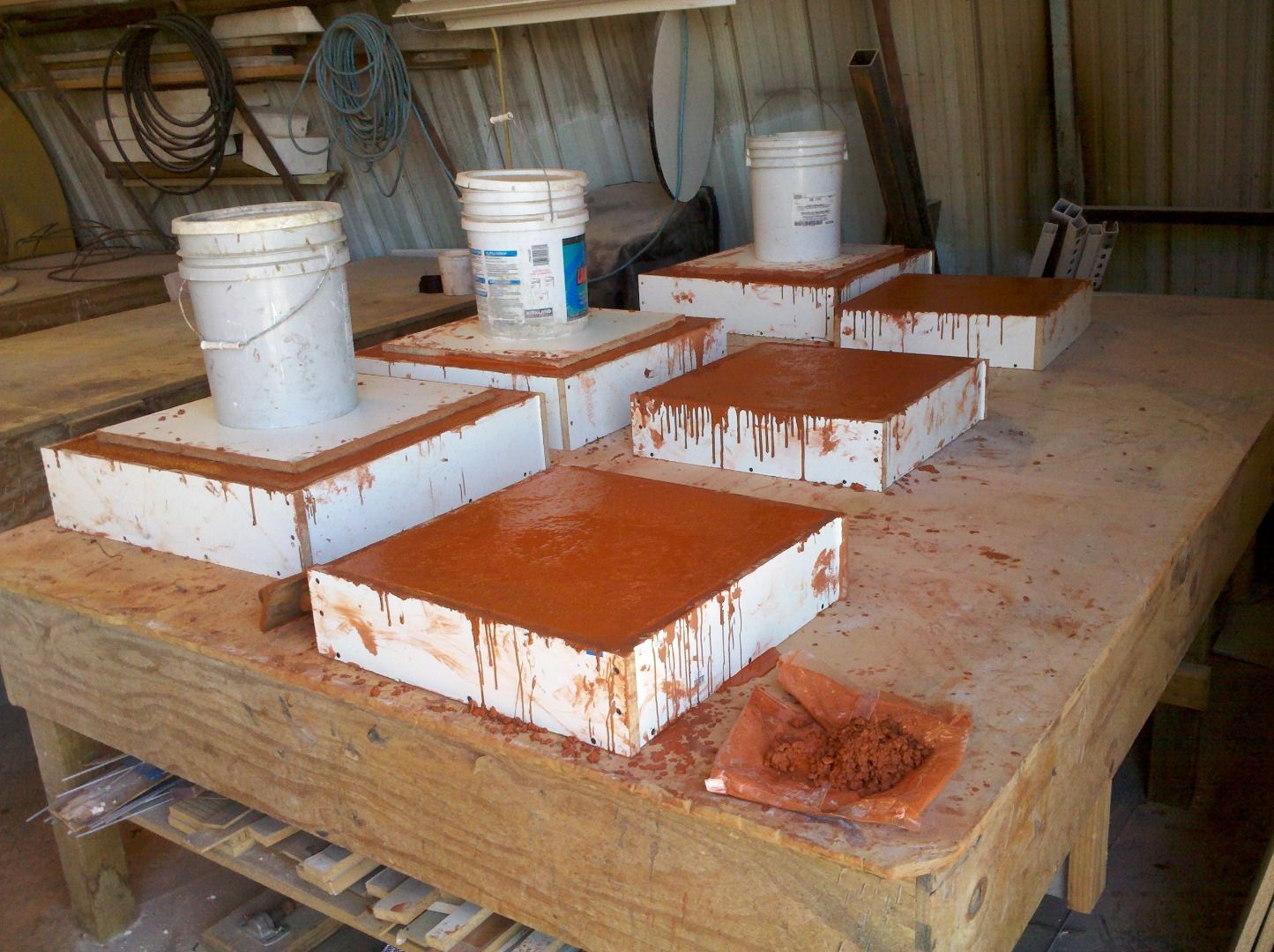 Architectural Cast Concrete: Wall Caps, Column Caps, and Fireplace ...