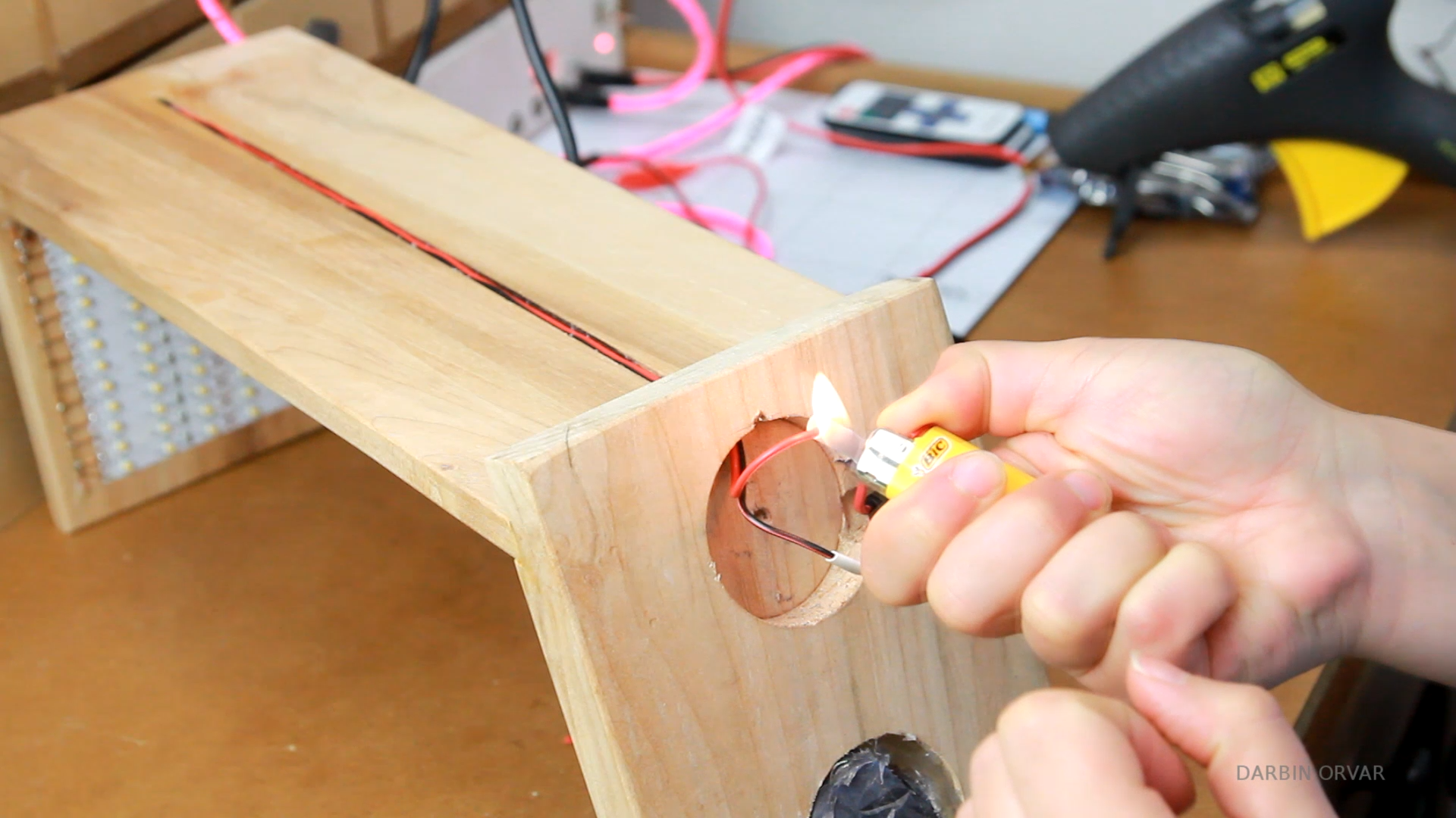 DIY LED Desk Lamp W/ Strip Lights : 8 Steps (with Pictures) - Instructables
