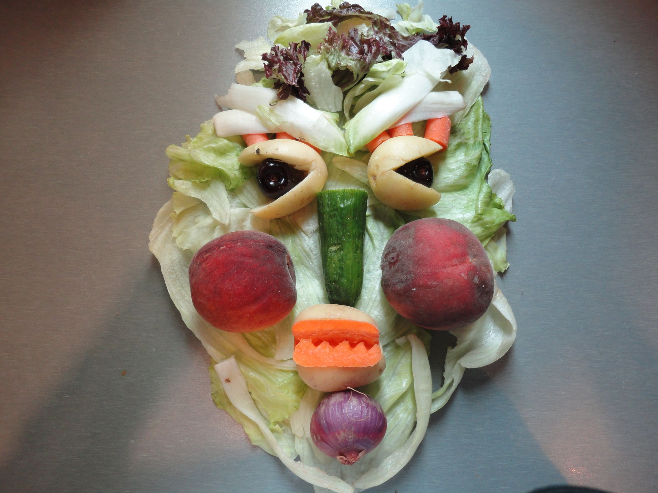 Food Face : 13 Steps (with Pictures) - Instructables