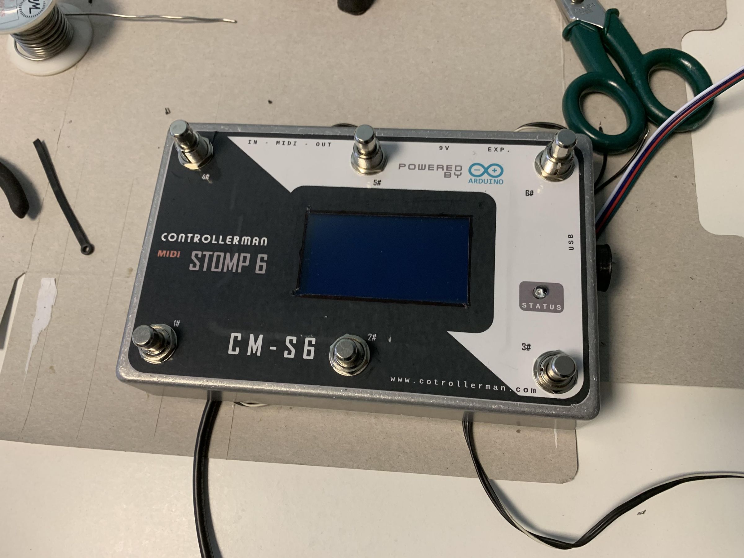 ControllerMan S6 - Arduino Midi Programmable Stomp : 5 Steps (with ...
