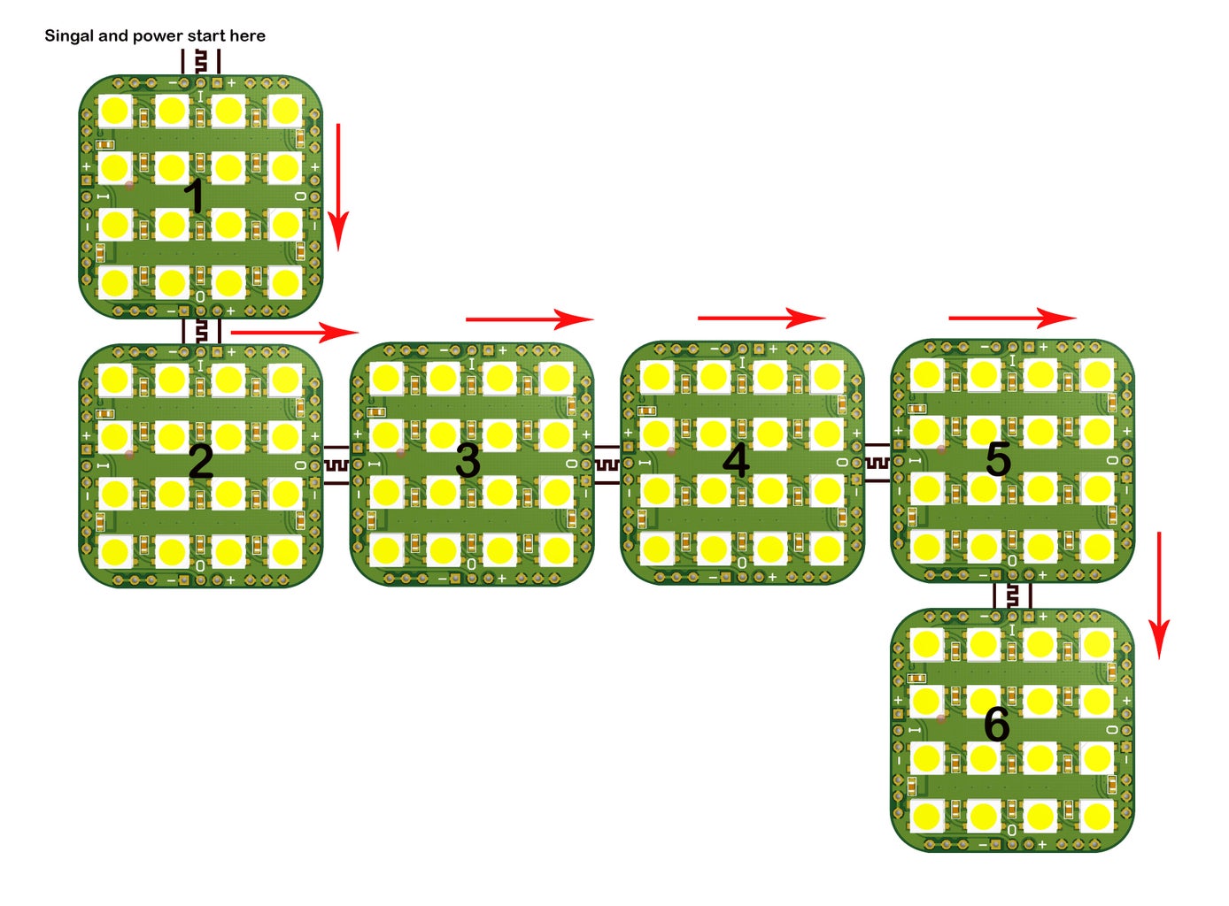 Ws2812b Led Cube 96 For Arduino Magic Colorful 6 Steps Instructables