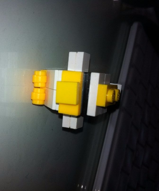 Minecraft Chicken Keychain (Lego) : 6 Steps - Instructables