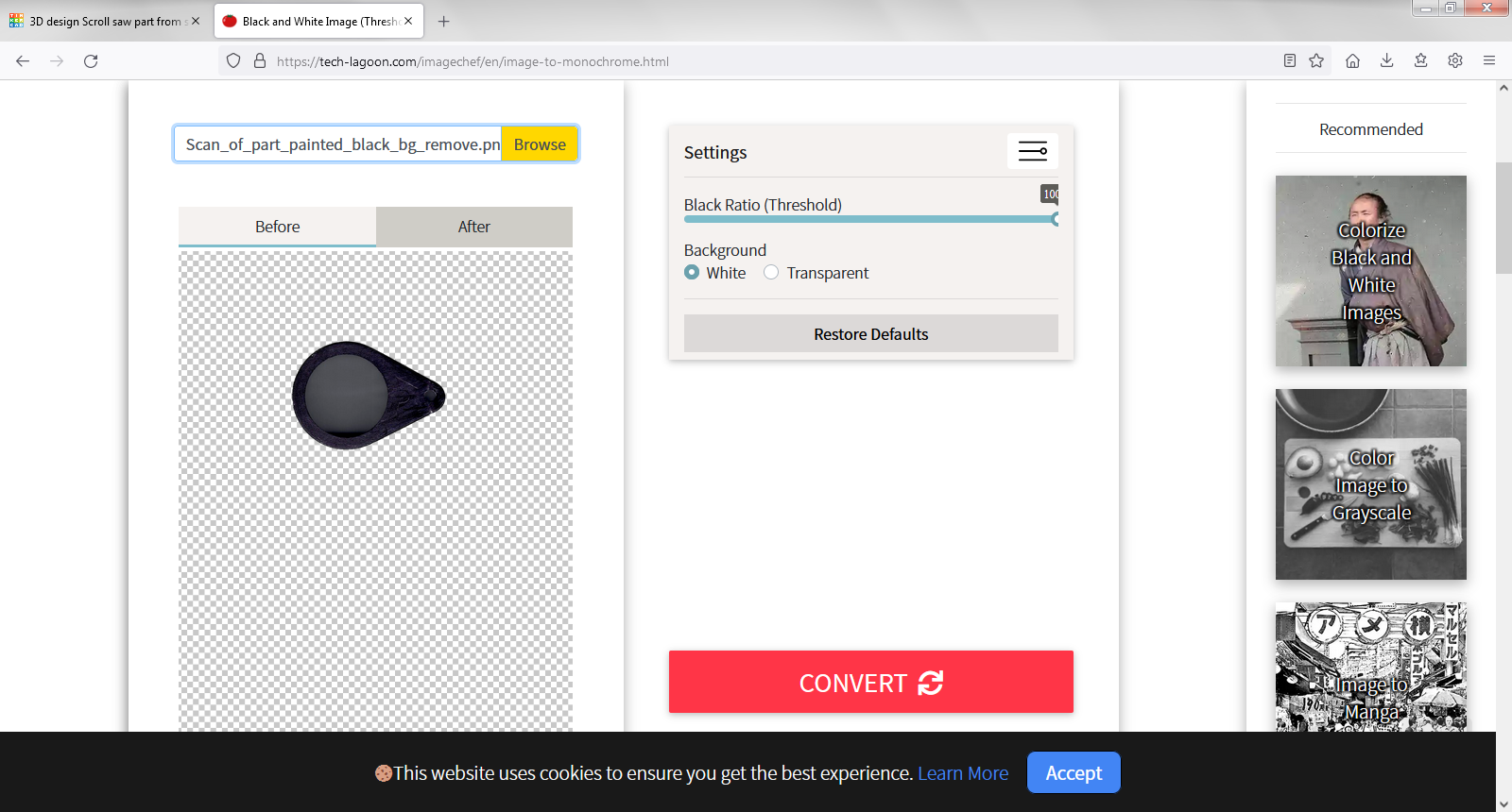 Scroll Saw Repair Using TinkerCad, Flatbed Scanner, and 3d Printer : 13 ...