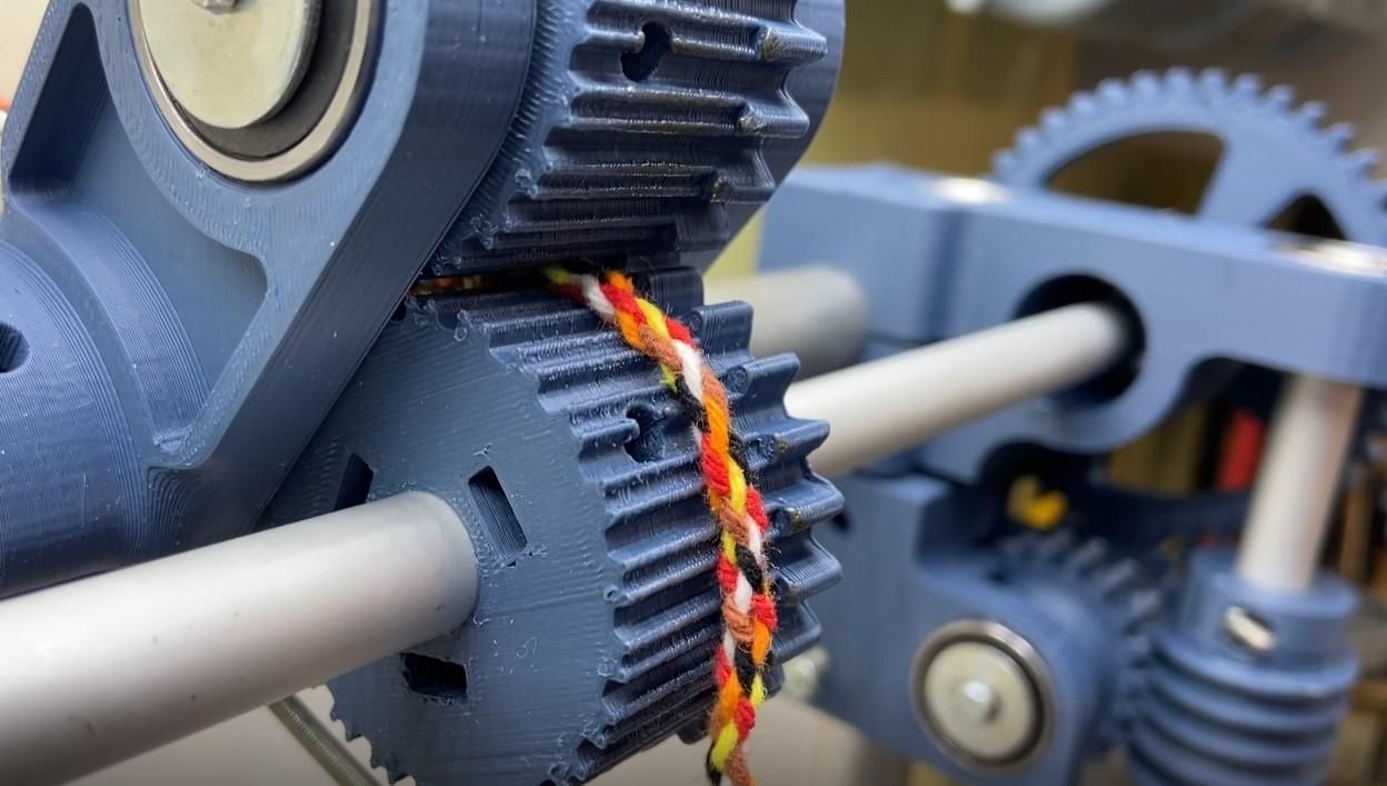 3D Printed Braiding Machine / How It Works, Construction, Technical ...