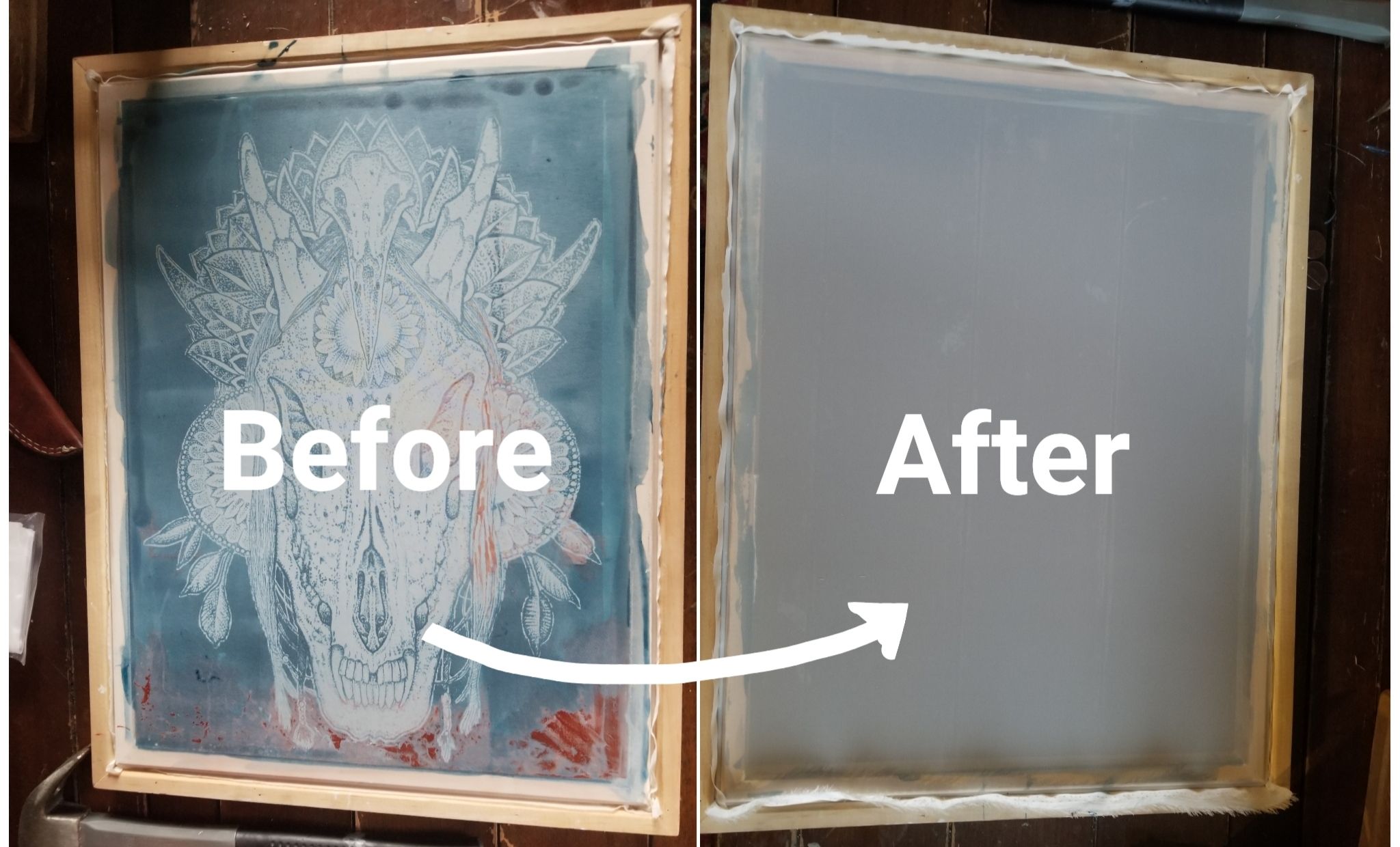 Manually Replacing a Silk Screen for Printing. : 4 Steps (with Pictures ...