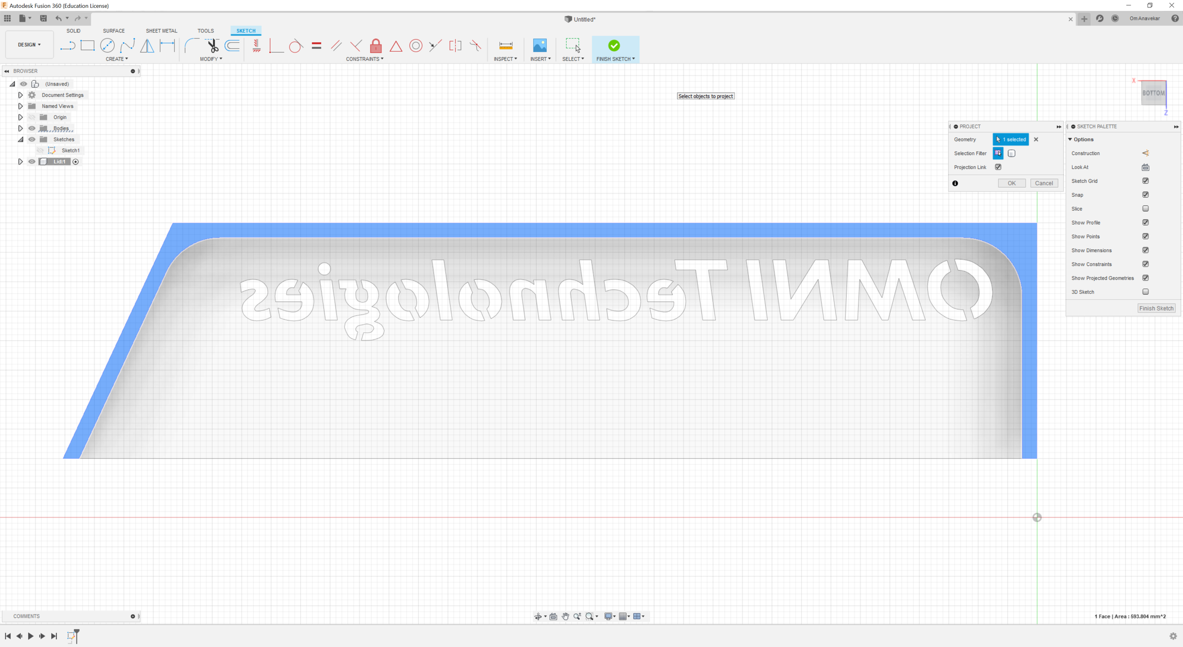 Learn Fusion 360 by Designing a Light Up Name Sign! : 22 Steps (with ...