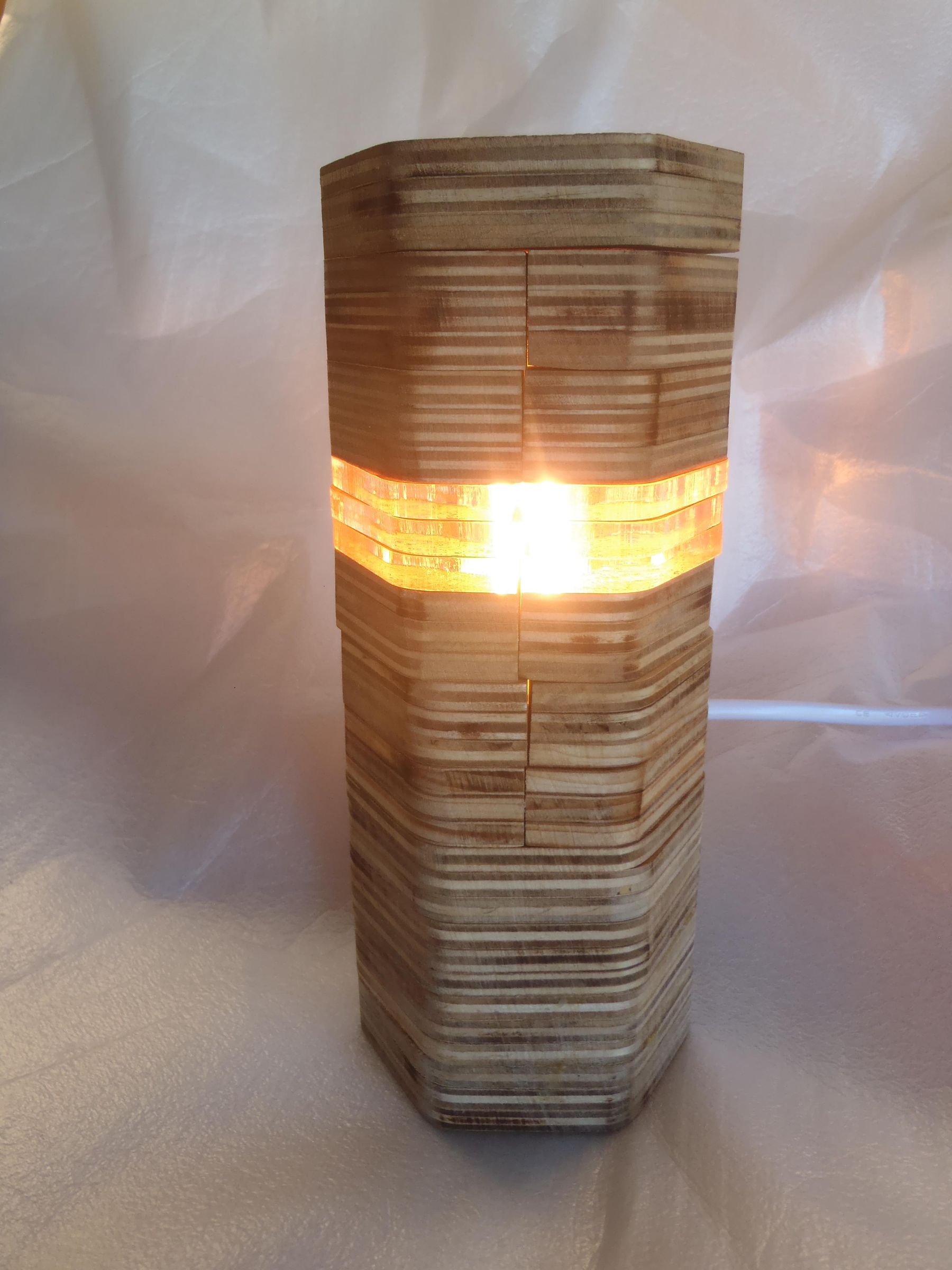 Customizable Plywood and Acrylic Hinged Lamp : 5 Steps (with Pictures ...